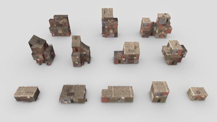 Slum 3D models - Sketchfab