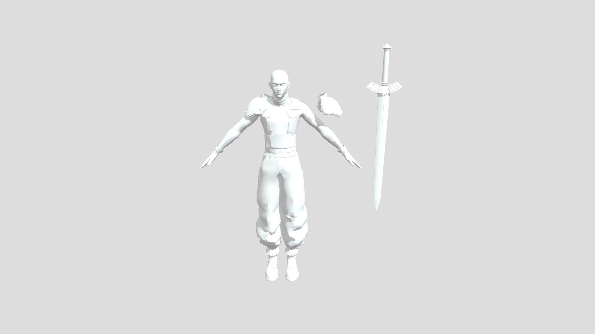 Zack fair - final fantasy VII (for reference) - 3D model by Horore.C ...