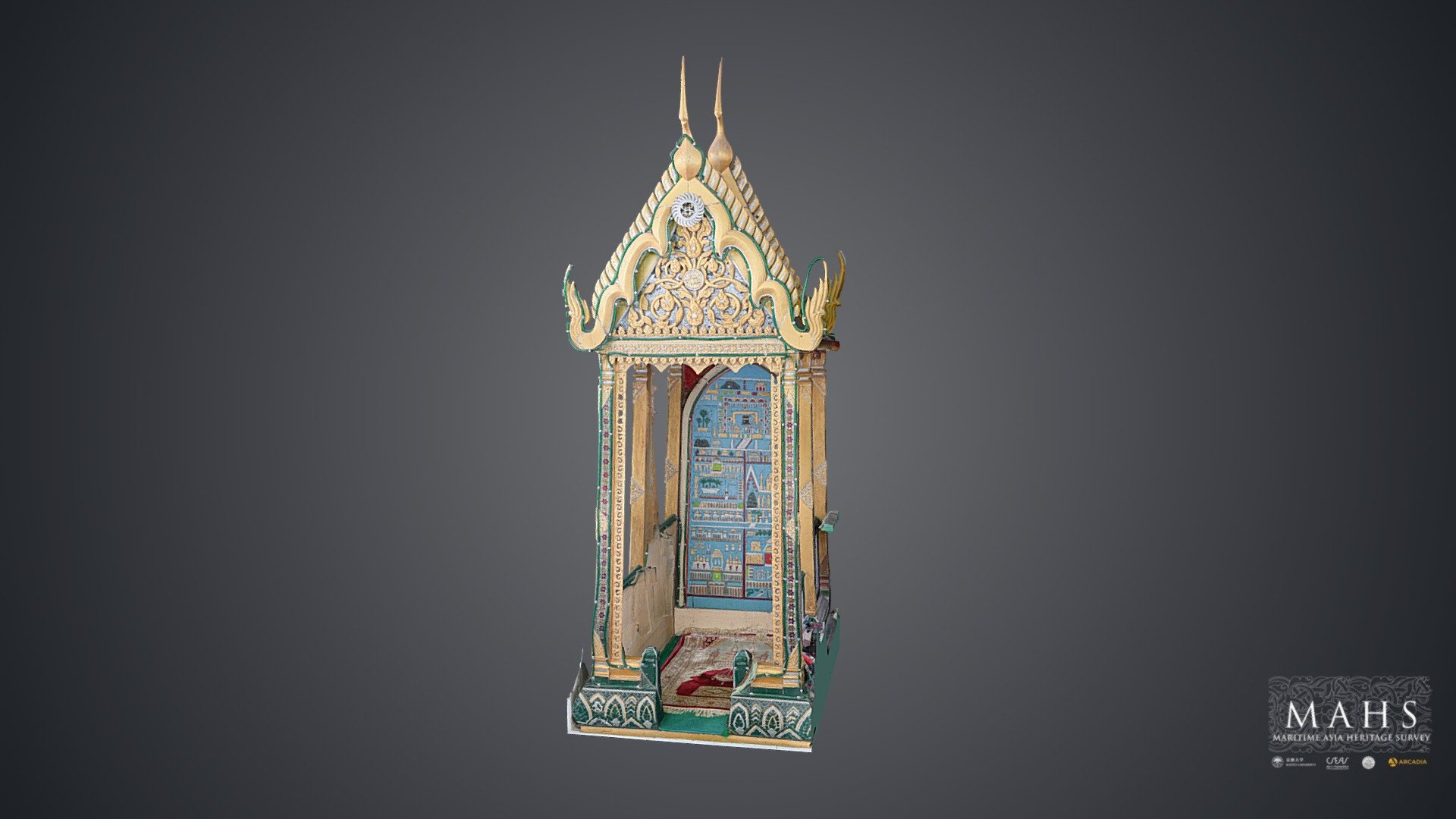 Takia Yokhin Ratchamit Chincha Siam Minbar - 3D model by Maritime Asia ...