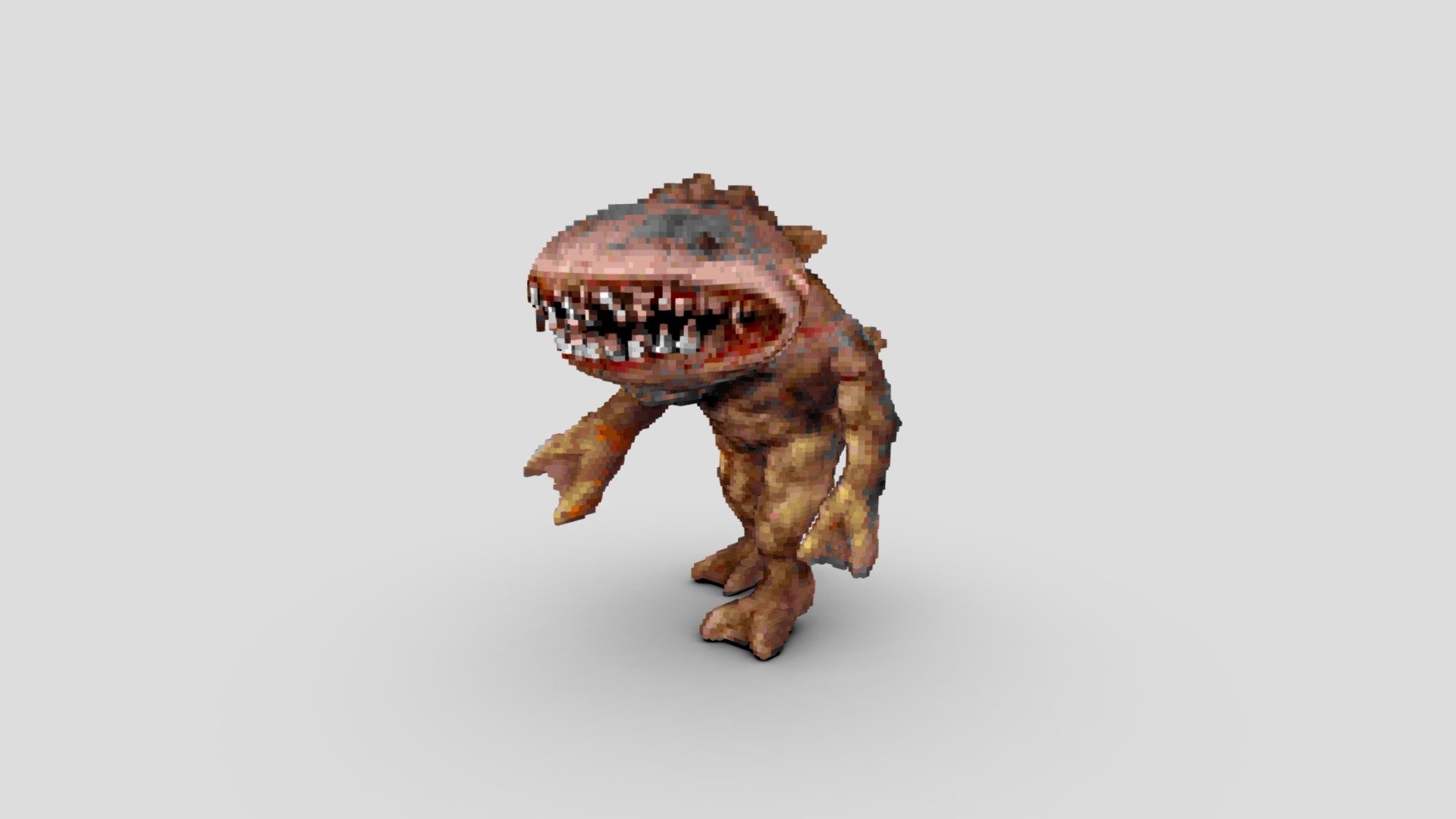 Gill Beast from Blood - 3D model by chilloquake [bade66f] - Sketchfab