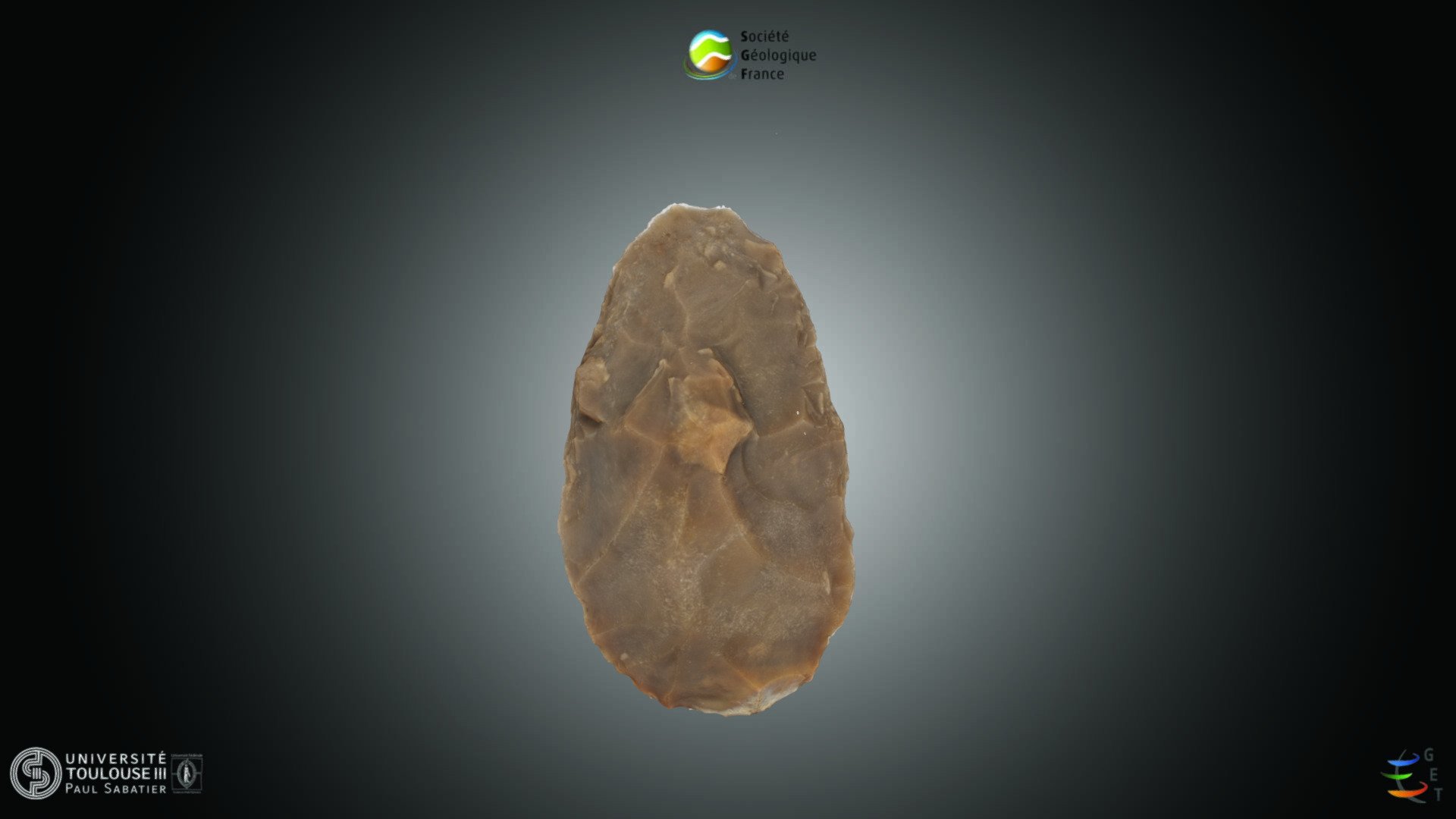 Roche - Biface en silex - Download Free 3D model by Société Géologique ...