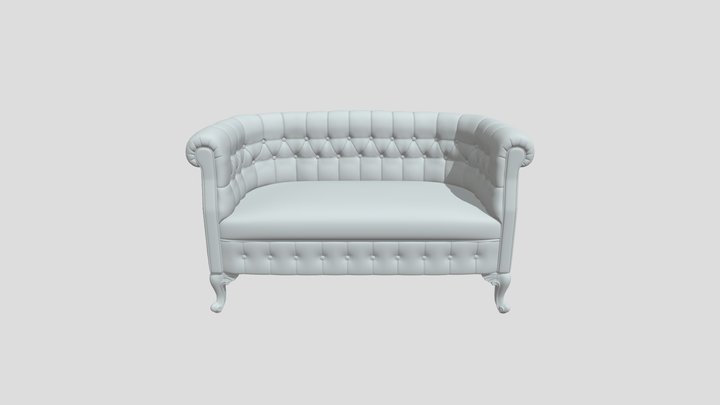 Chesterfield-sofa 3D models - Sketchfab