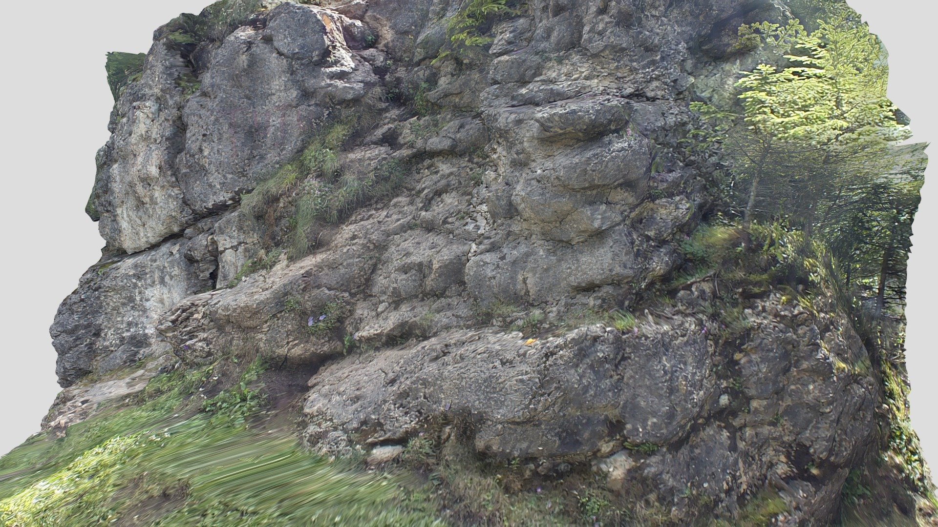 Outcrop Rock (limestone, sandstone) - 3D model by turnit3D [bae2434 ...
