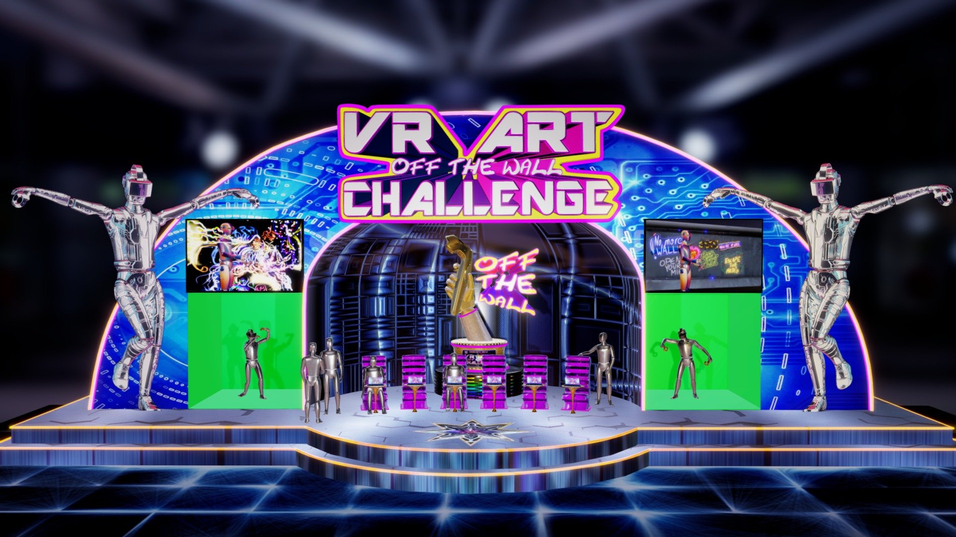 VR Art Challenge, Stage design concept - 3D model by Miguelangelo ...