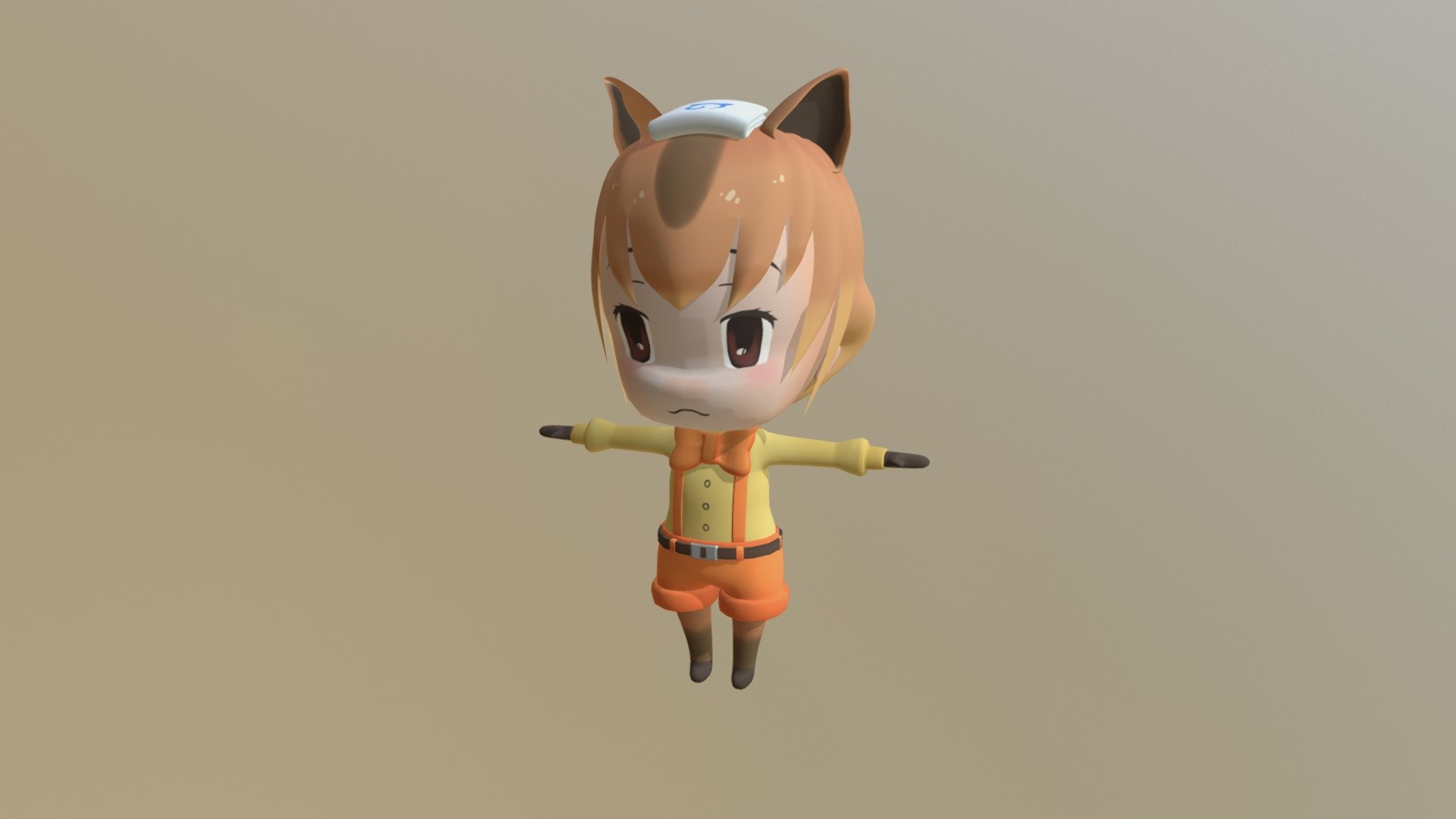 Capybara Chibi - 3D model by apeiron [bae31ce] - Sketchfab
