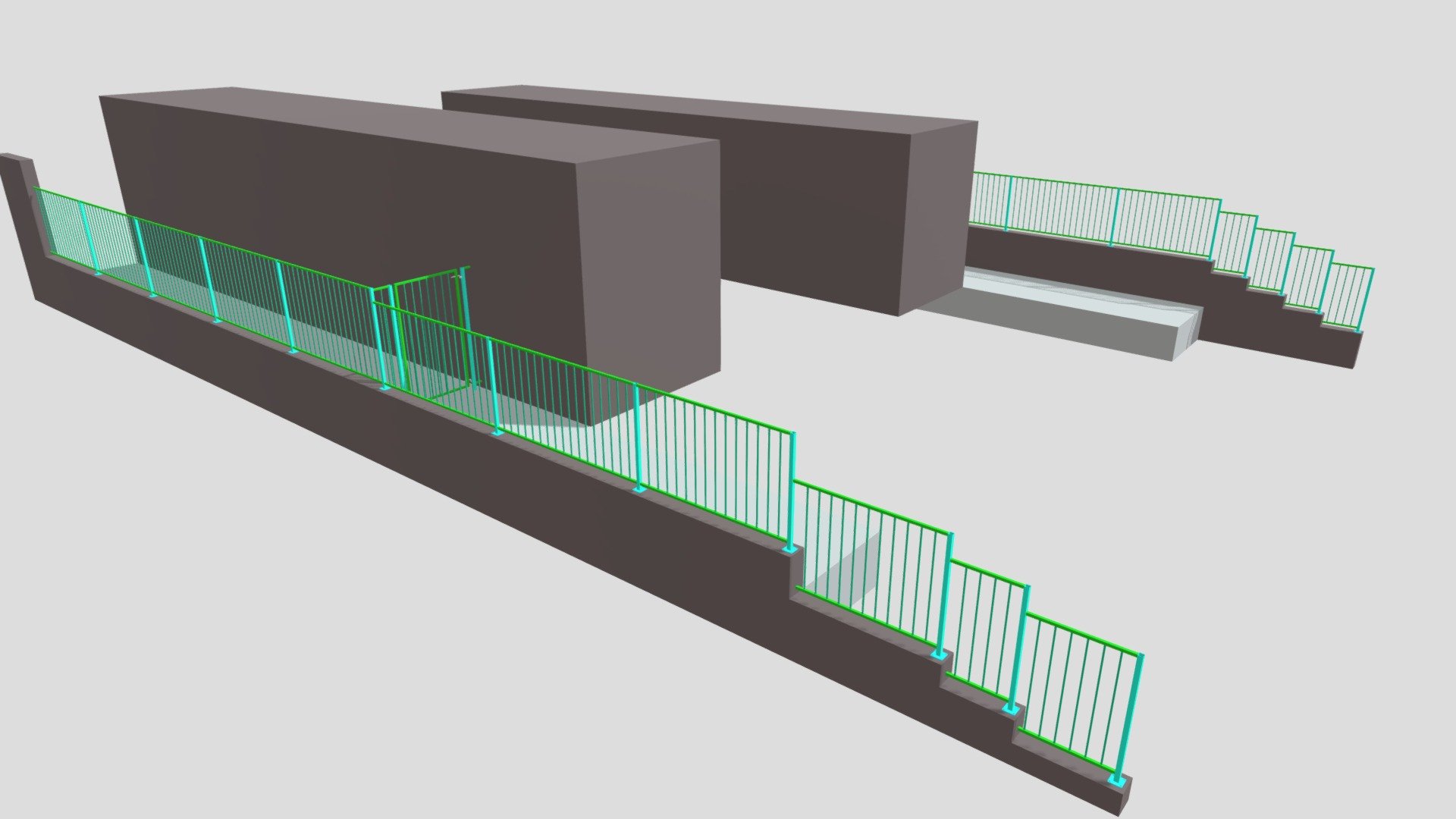 Chynoweth Fencing Model - 3D model by JD Stairs (@Jkwebster14) [bae4d6a] - Sketchfab