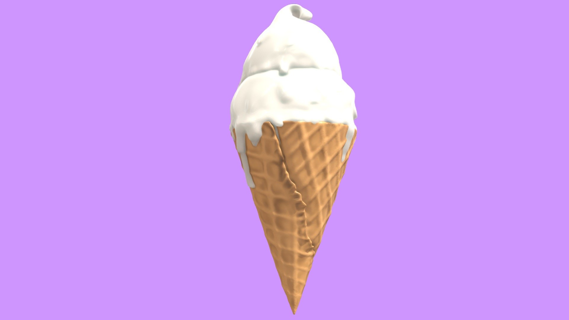 Melting Ice Cream - 3D model by HopeTohme [bae5ffa] - Sketchfab