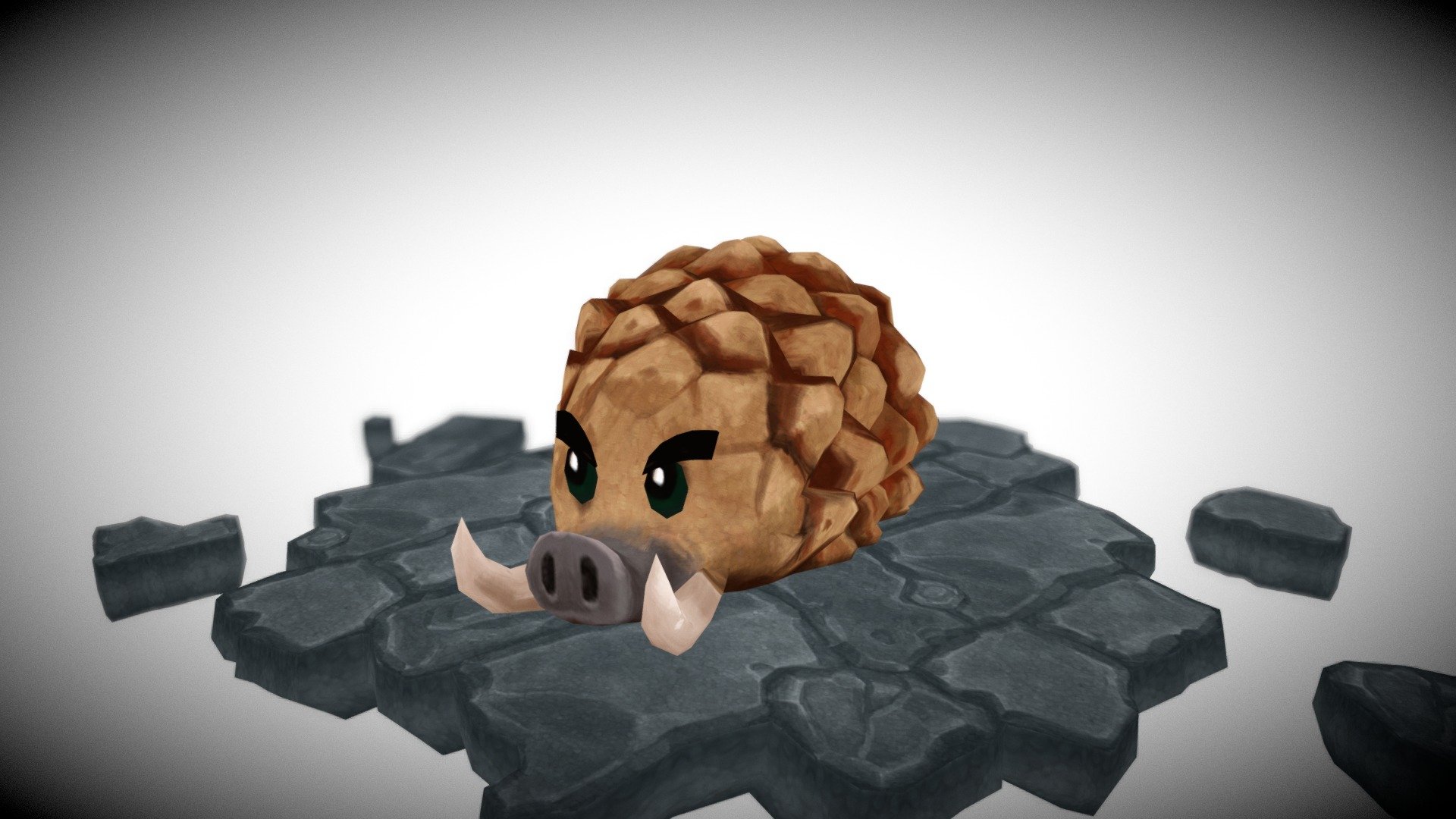 Crazy Critter Crate - Swinecone - Download Free 3D model by Moped ...