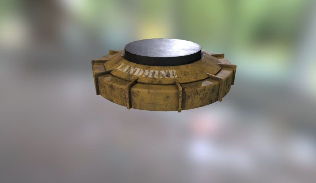Landmine - 3D model by bralani [bae6aec] - Sketchfab