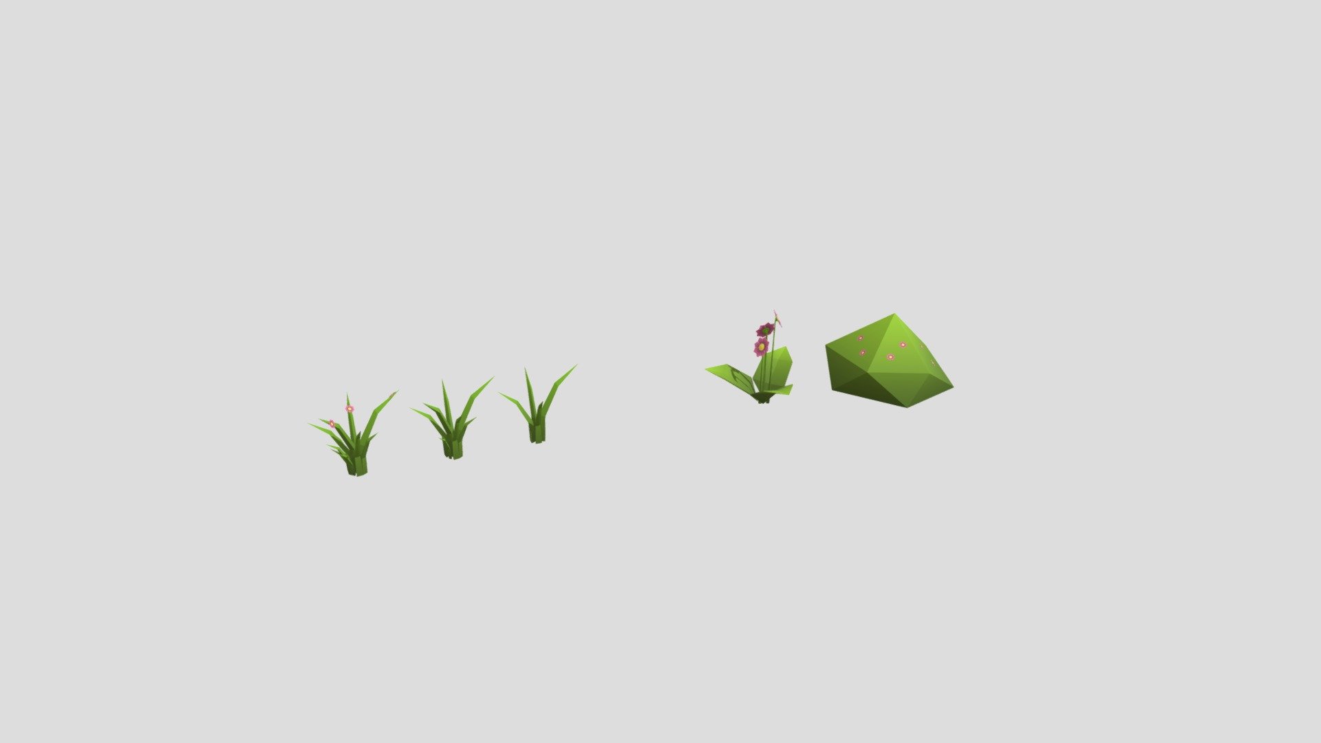 Low-polygon Plant - 3D model by a112082015 [bae729d] - Sketchfab