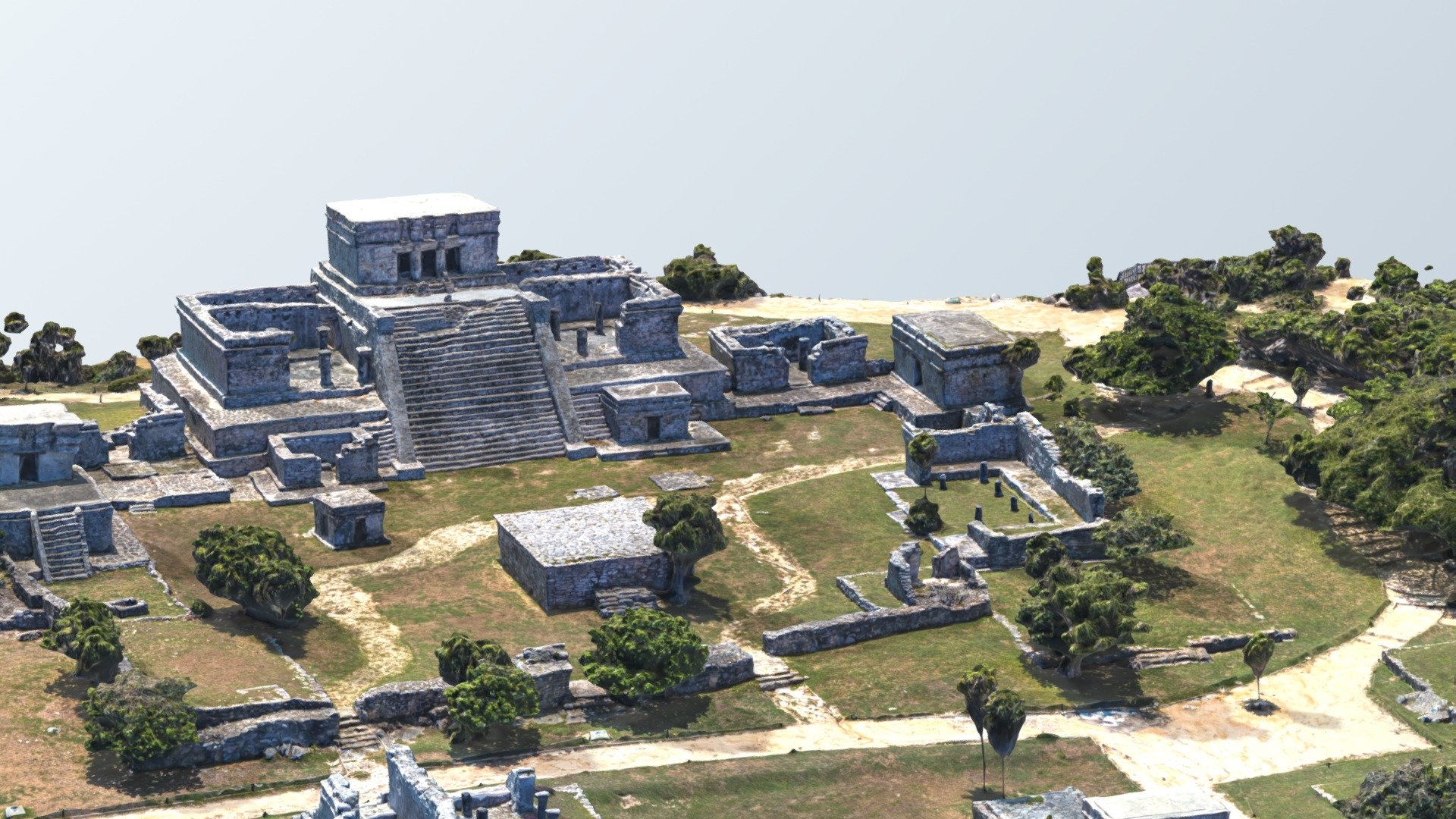 Drone Mapping 3D - Tulum - Download Free 3D model by VIVID REALITY ...