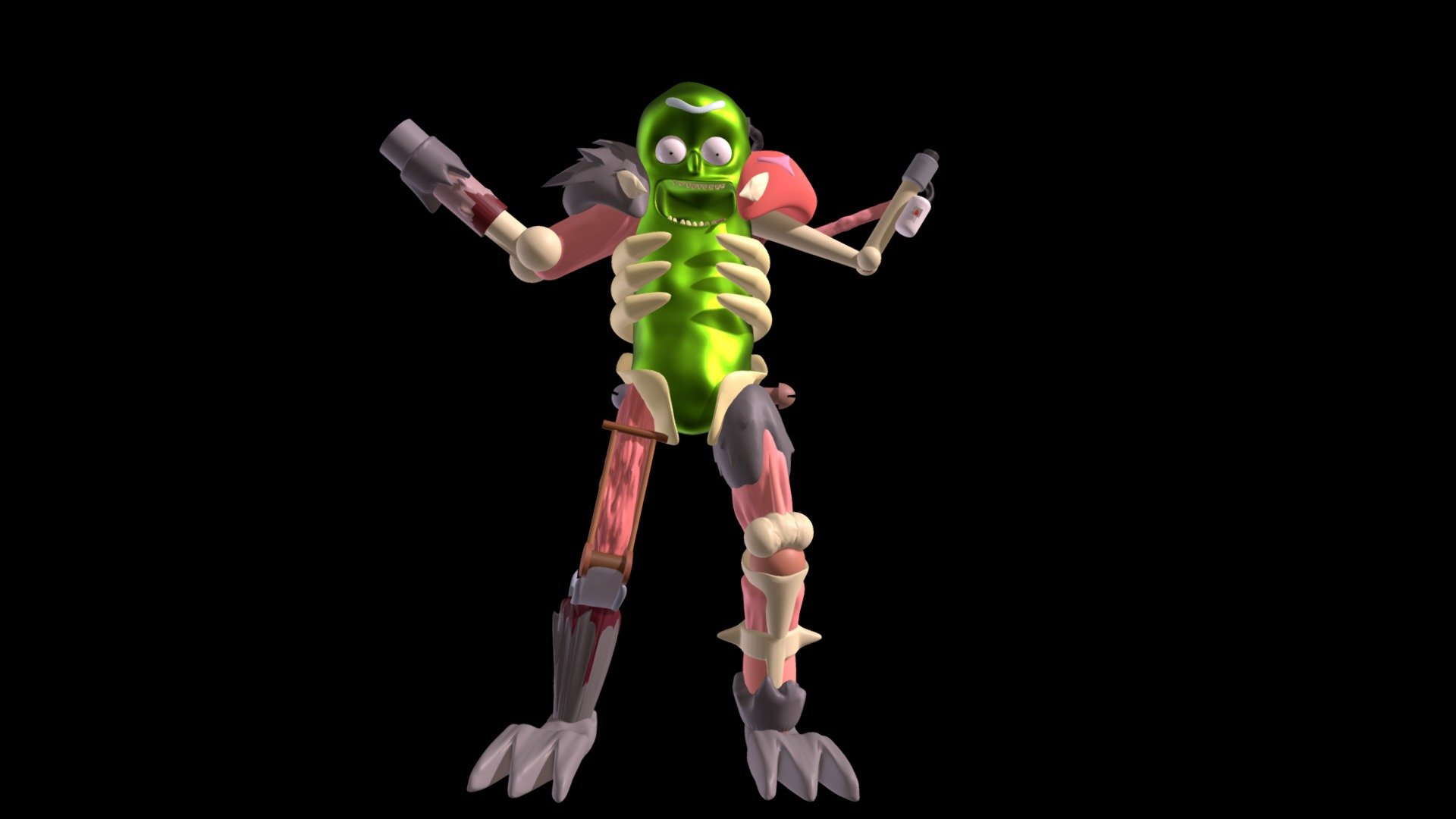 Rick_Sanchez-Pickle - 3D model by polaris_adygea [bae9870] - Sketchfab