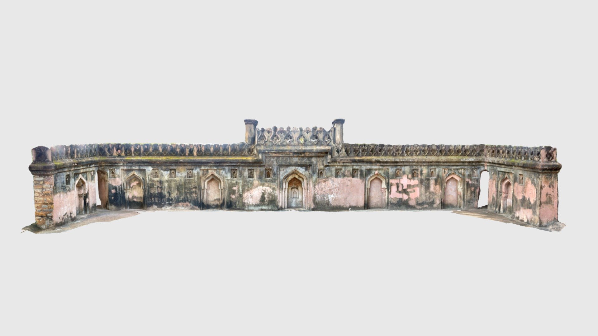 Lodi Wall Mosque near Bagh-I-Alam ka Gumbad - 3D model by yutaro.k ...