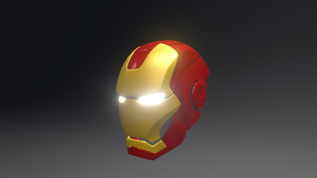 Iron Man's Mask - Download Free 3D model by ruannmelgaco (@ruannmelgaco ...
