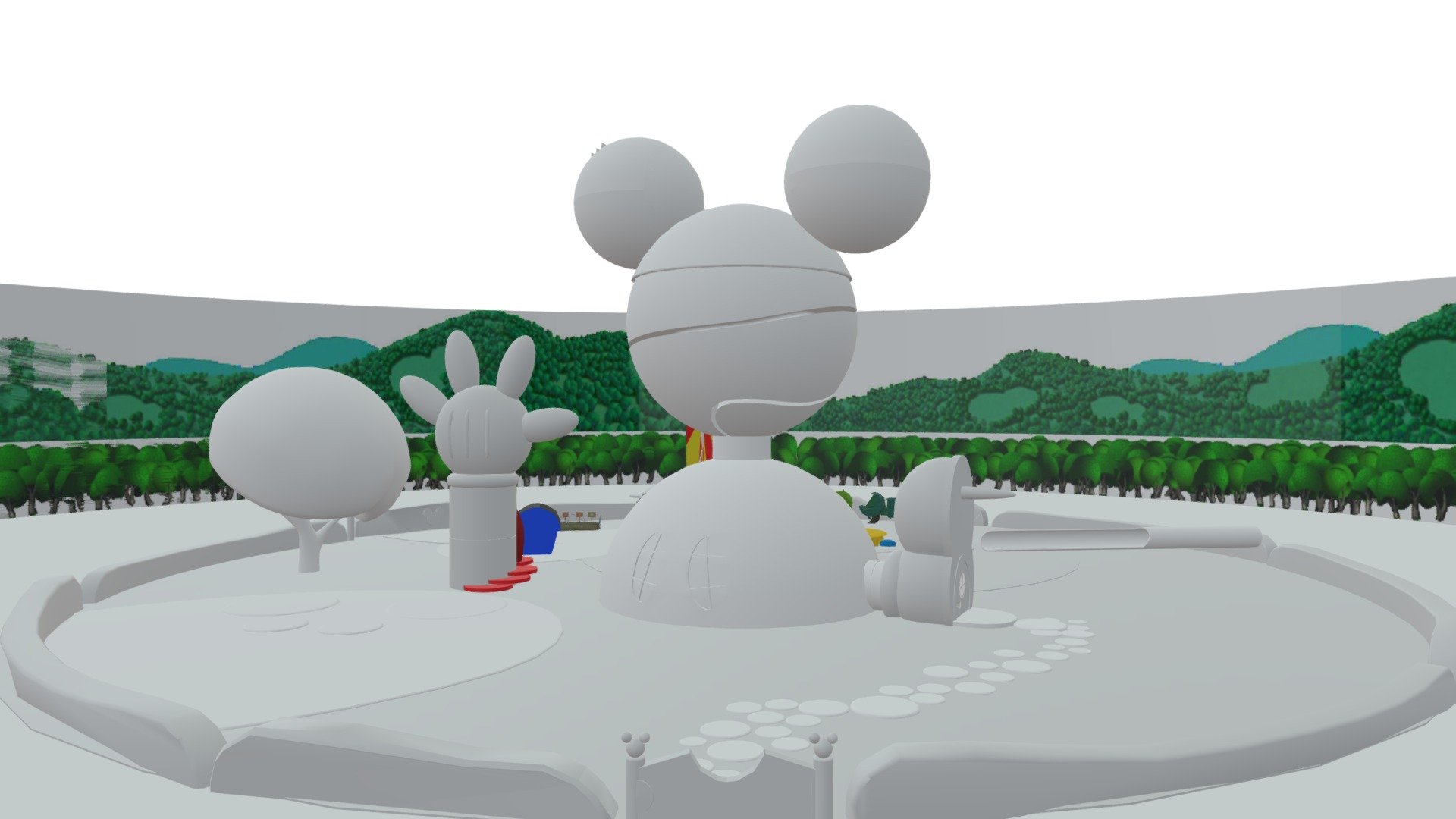 Mickey Mouse Clubhouse (Season 1 Version) - Download Free 3D model by danielgharrison2006 ...