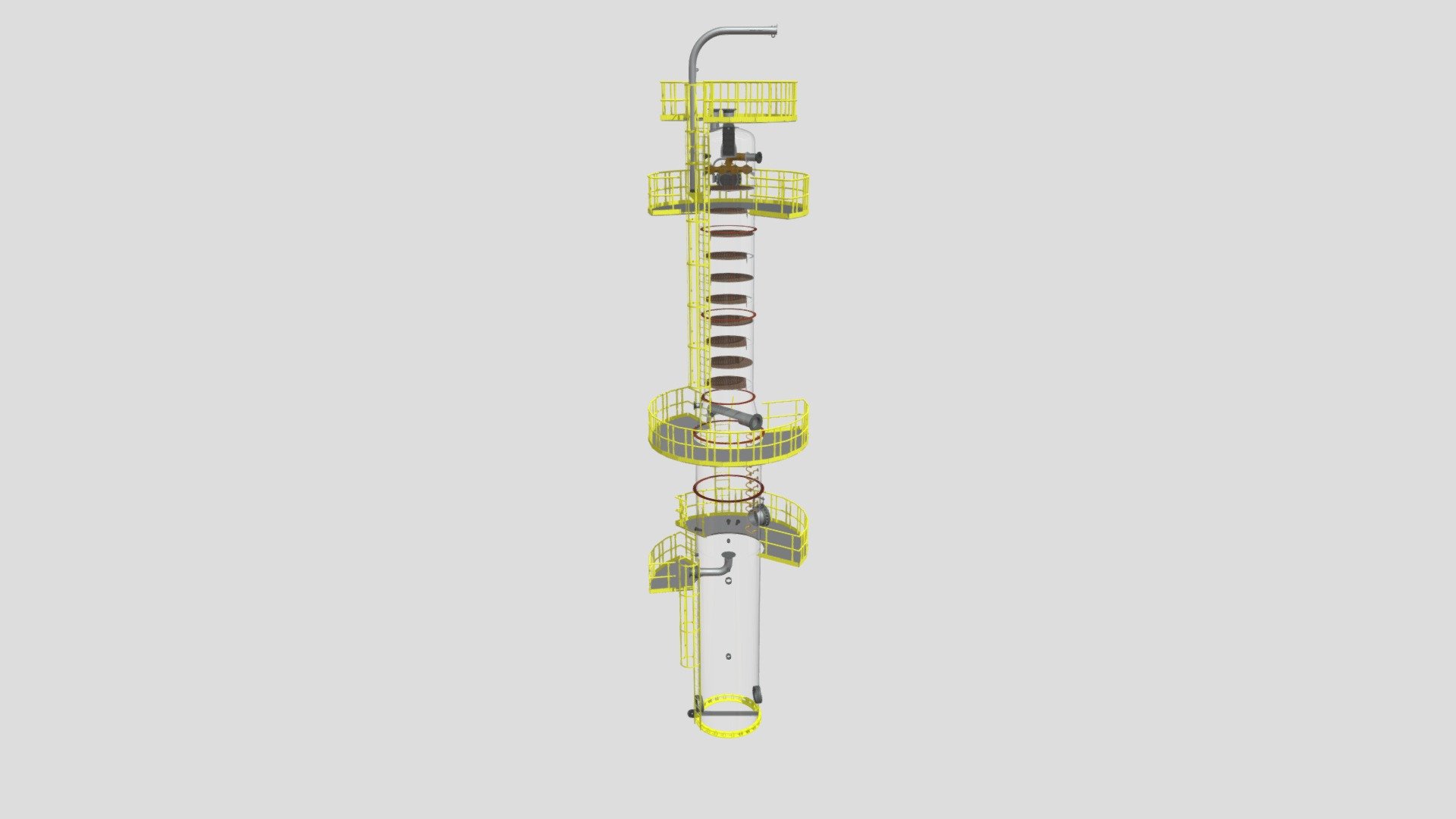 CONDENSATE STRIPPER, COLUMNS - 3D model by umry2006 [baef010] - Sketchfab