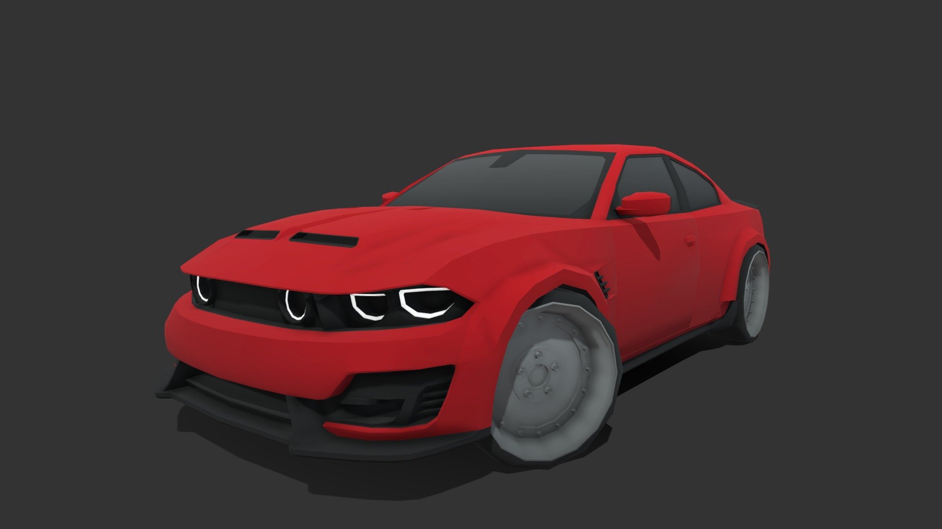 STYLIZED MUSCLE CAR #2 - 3D model by Phazan Product (@Phazan) [baf062c ...