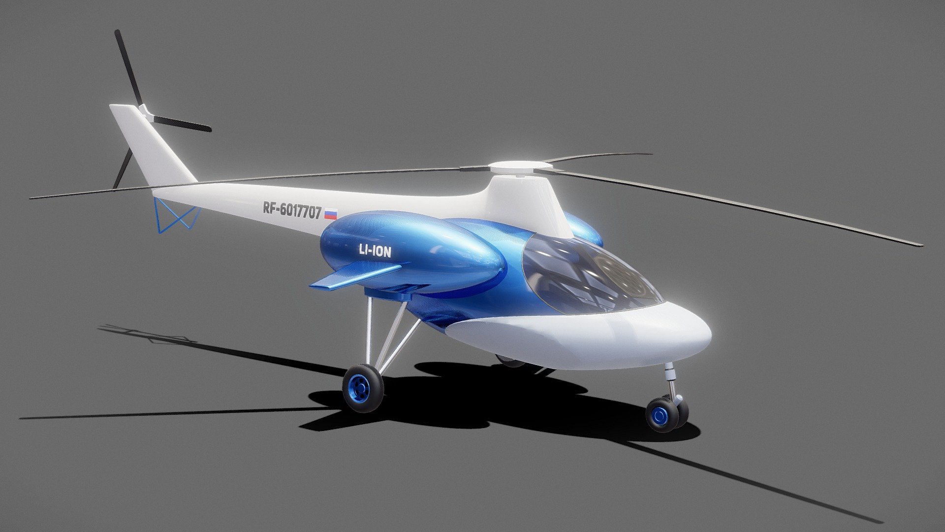 Electric-powered copter - 3D model by Yo.Ri (@grox777) [baf0a8a ...