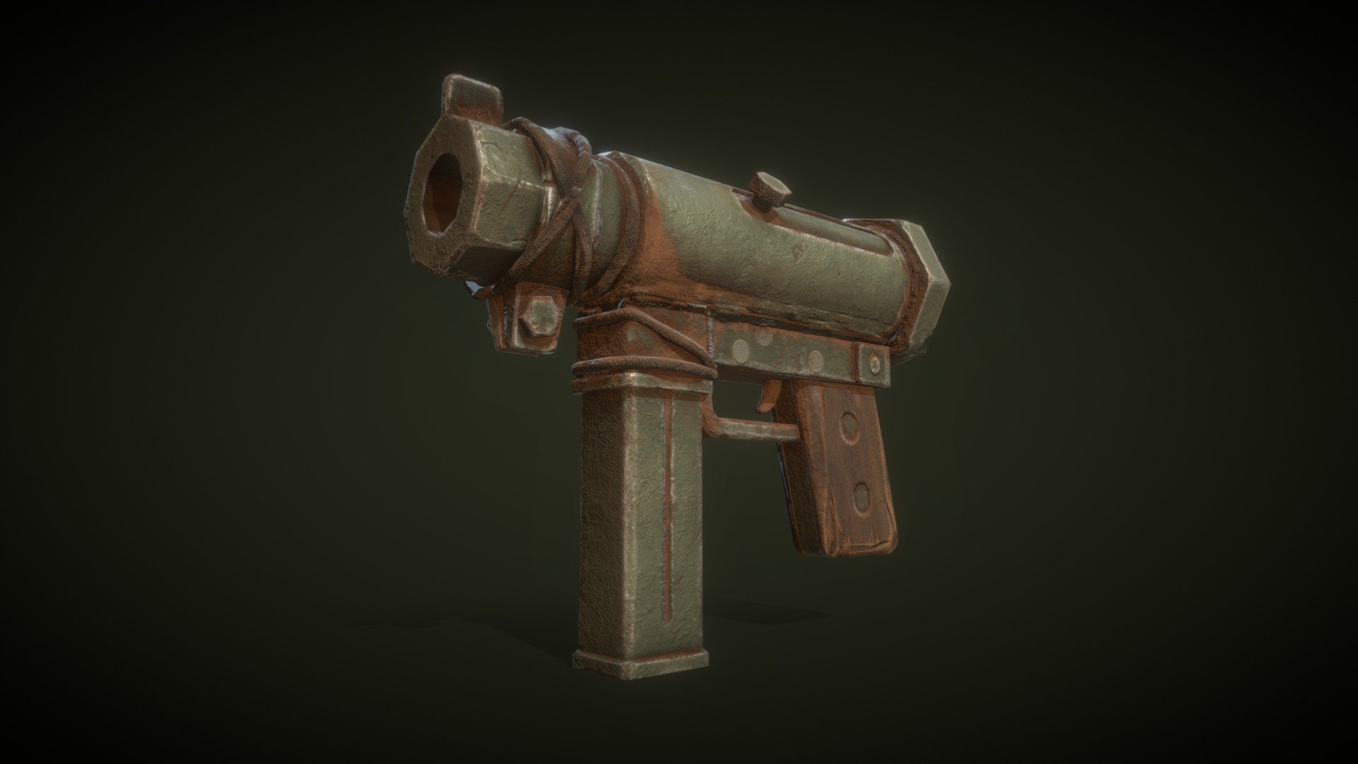 Hand Gun - 3D model by INFINITO WORK ENT (@infinitowork) [baf2d28 ...