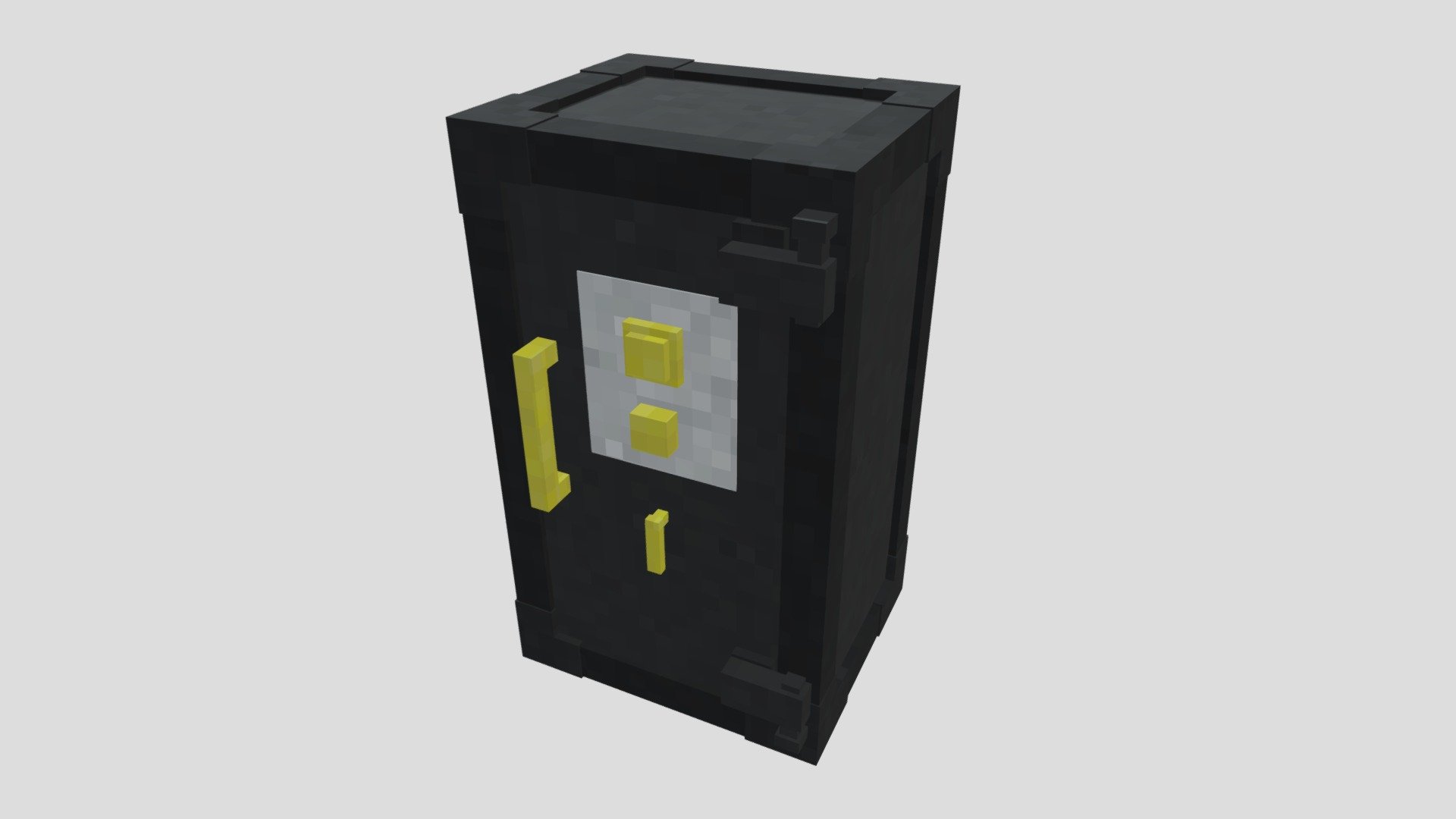 Minecraft - Safe - 3D model by BartekBW (@rojdanbw) [baf2fdd] - Sketchfab