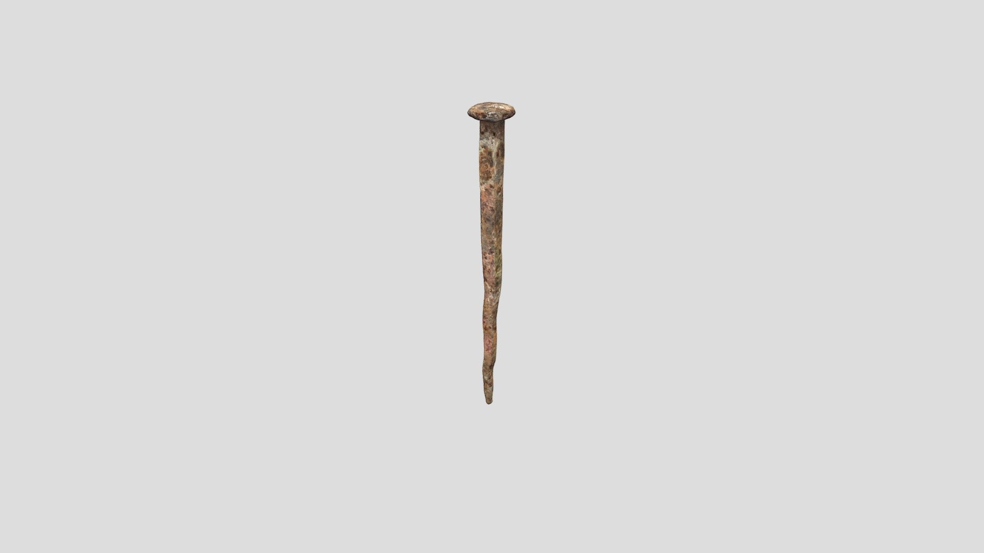 Old thick rusty nail - 3D model by Renderscan [baf357f] - Sketchfab