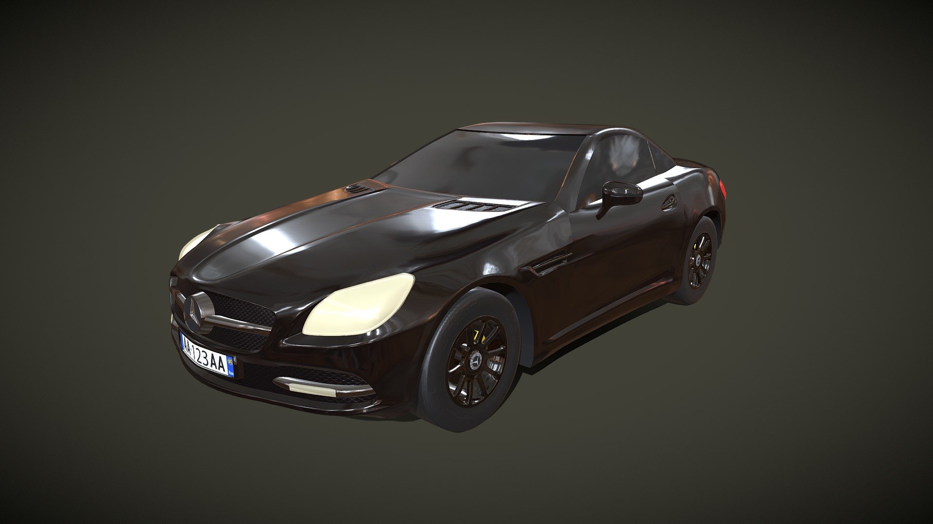 Mercedes-Benz-SLK- - Download Free 3D model by Cedric ASA (@Cedric01 ...