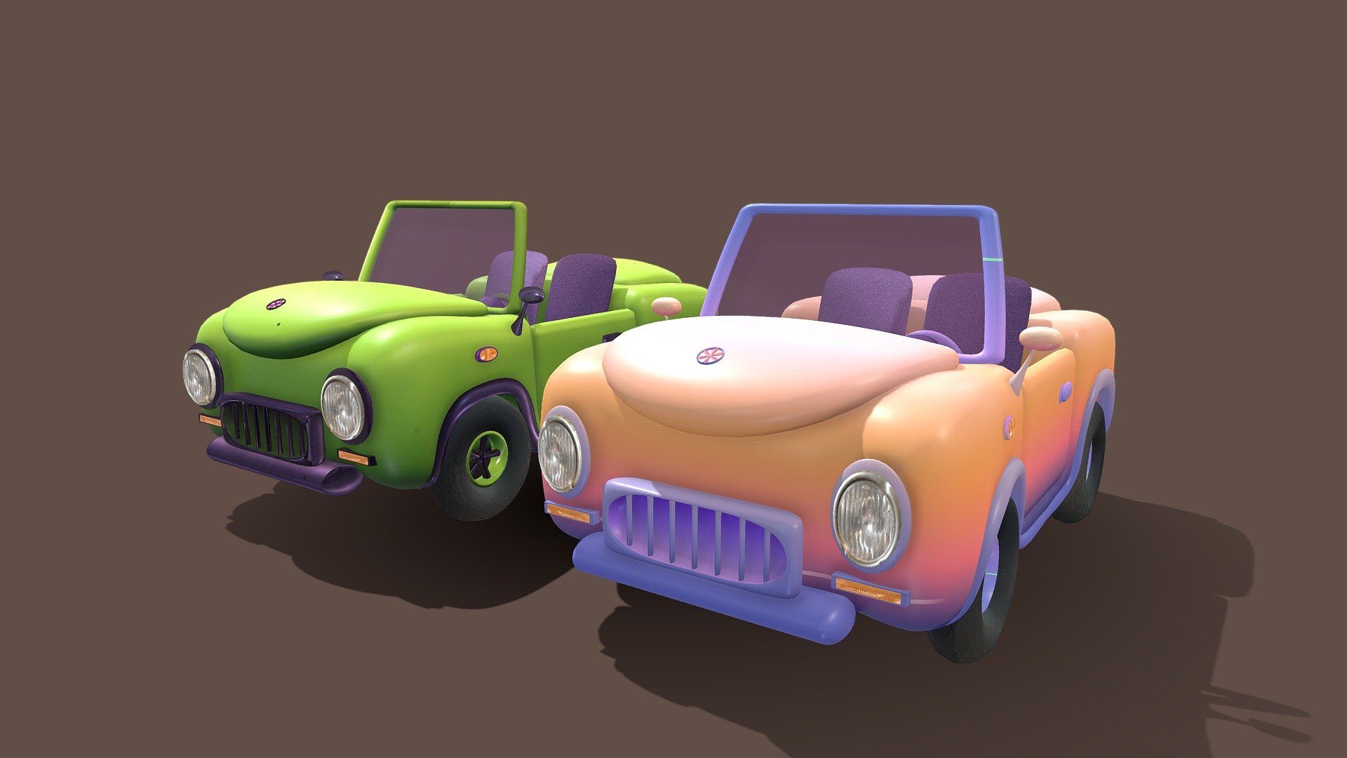 Stylized Toon Cars - Buy Royalty Free 3D model by ahingel [baf3f23 ...