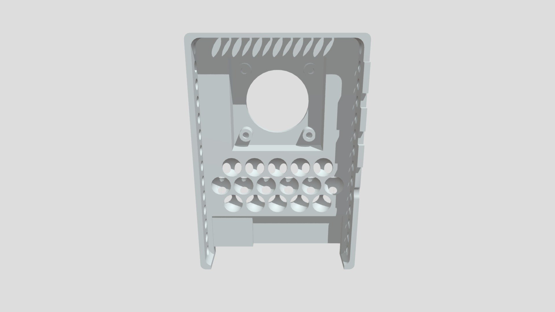 Pi 4 Case - Upper Panel - Mac Pro Ventilation - Download Free 3D model ...