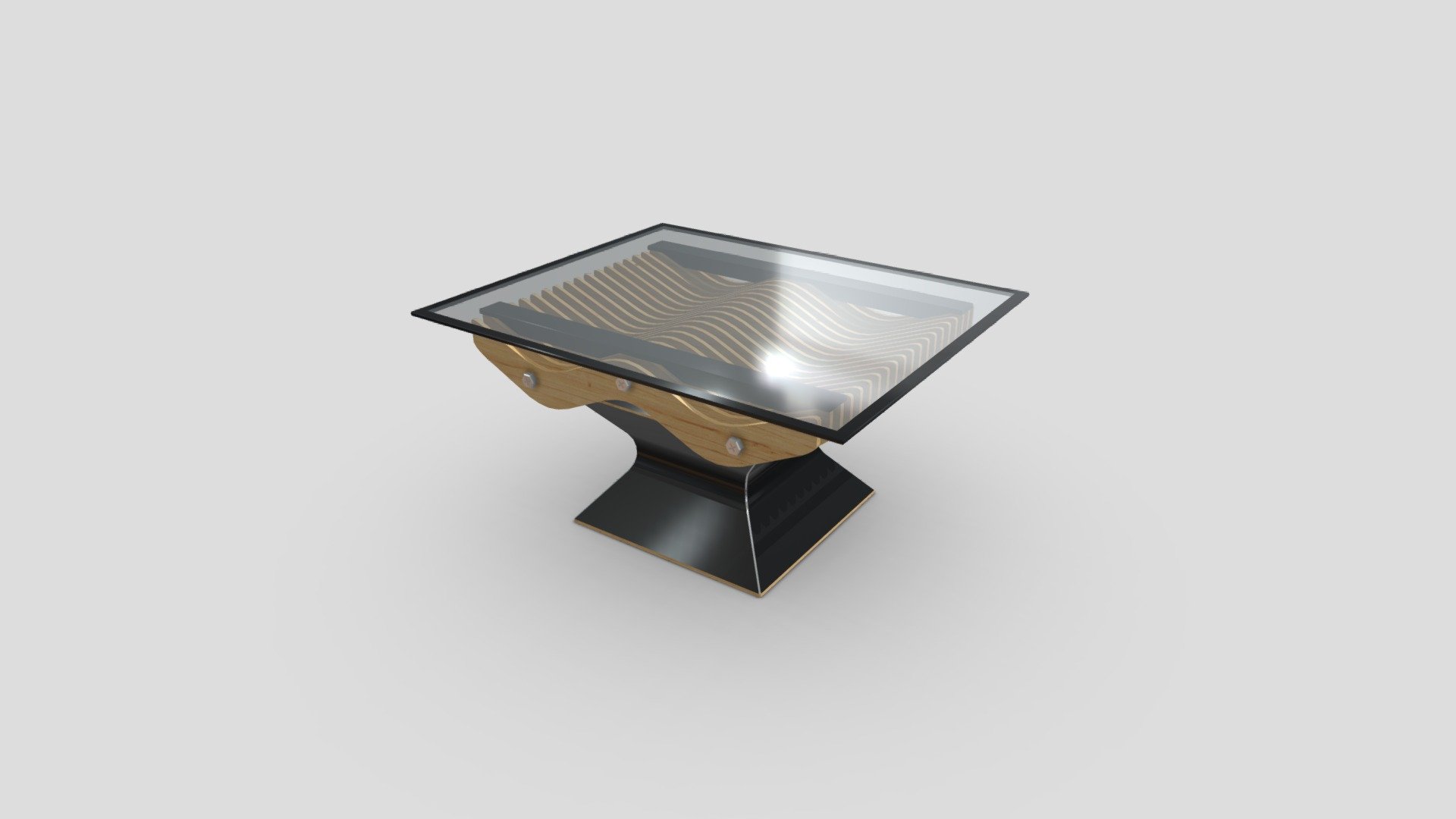 dlX - Table(Waves) - Download Free 3D model by d-luX (@dluX80) [baf4904] - Sketchfab