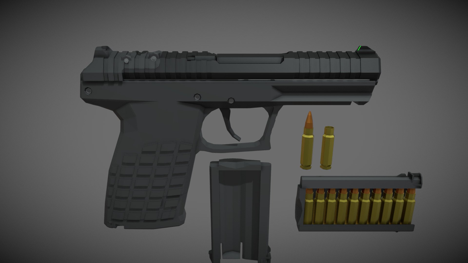 low-poly KelTec PR 57 - Download Free 3D model by D_U (@DU1701 ...