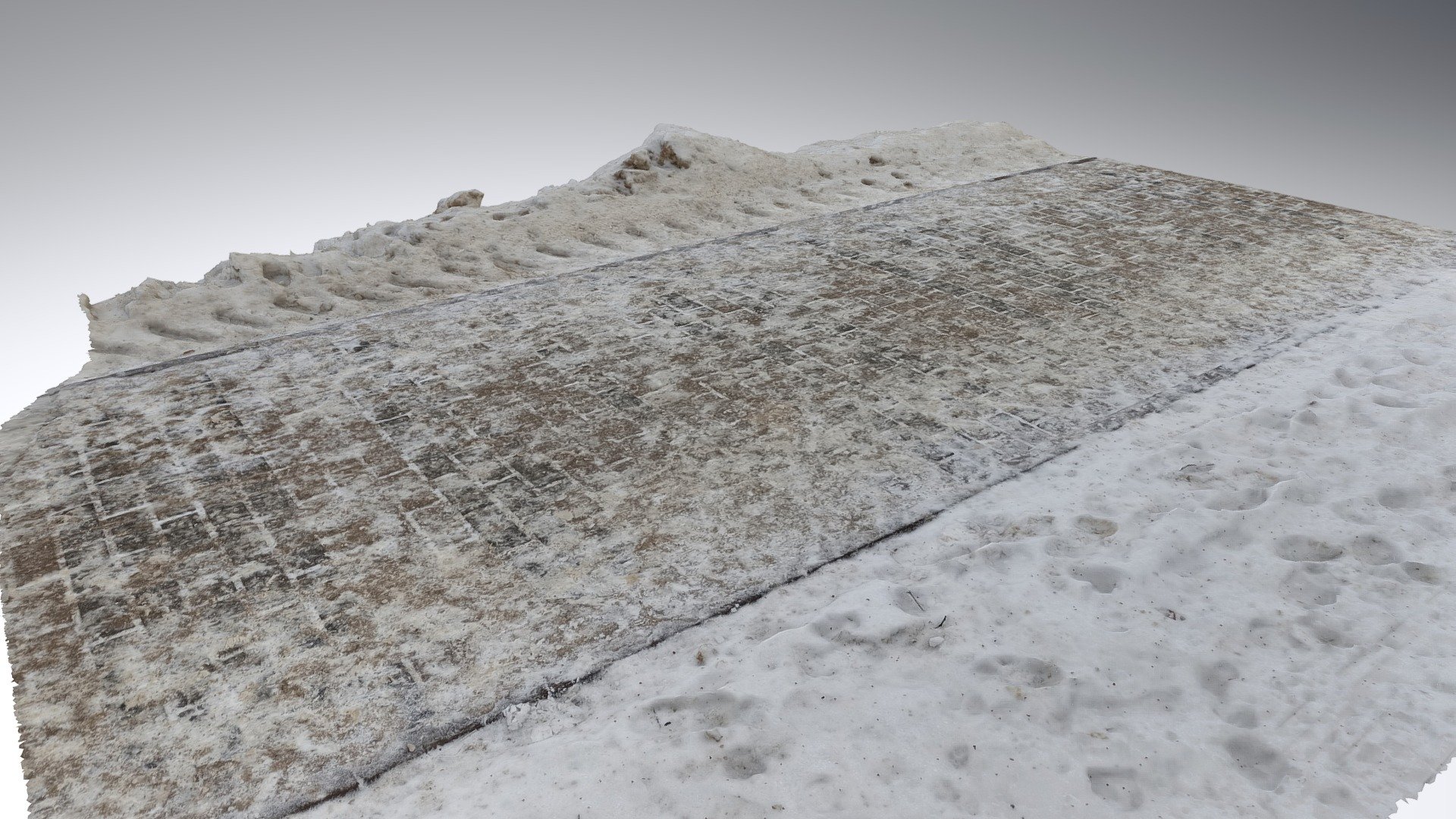 Snow road - 3D model by Neo_minigan (@neominigan) [baf56ca] - Sketchfab