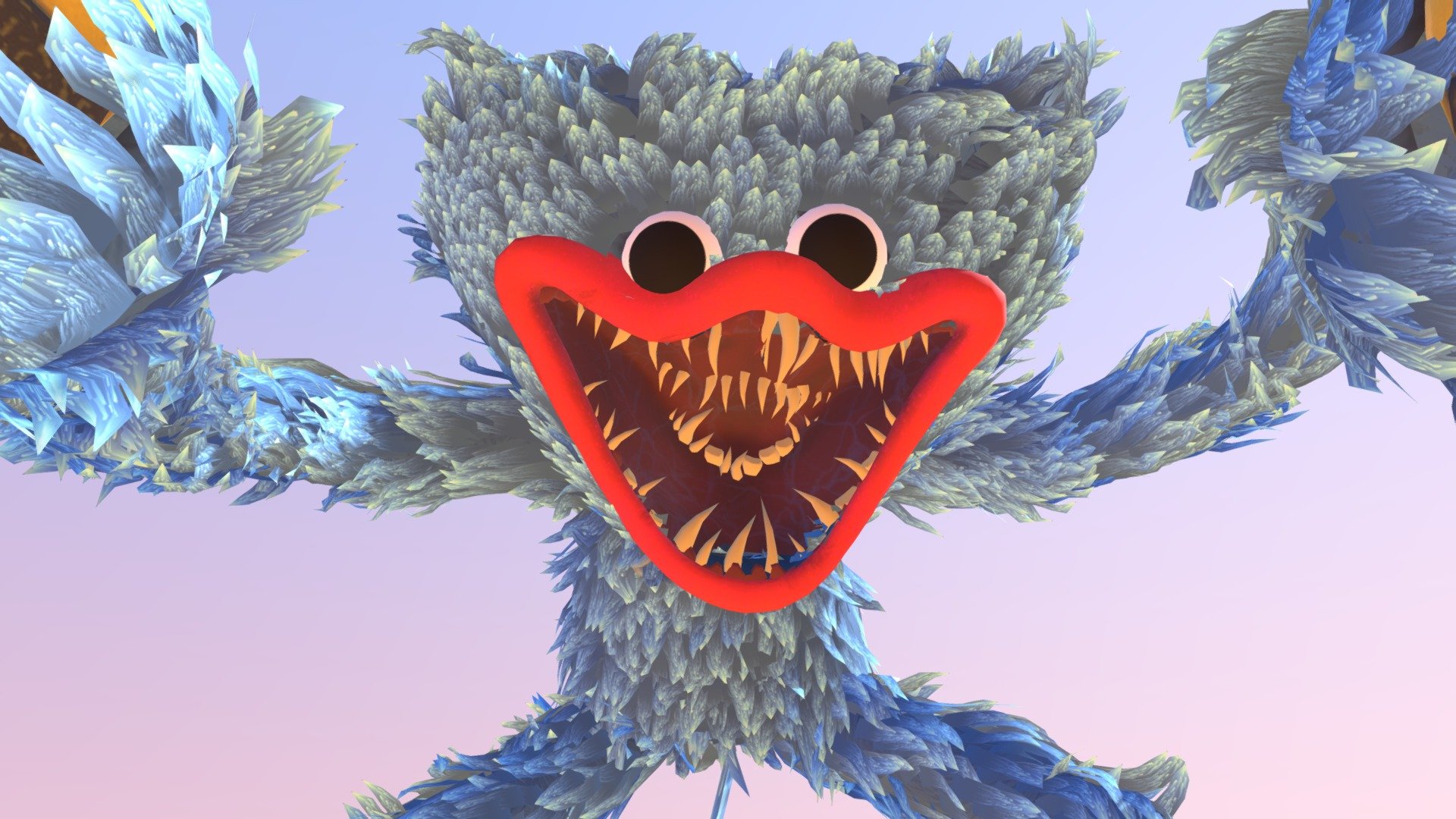 project-playtime-mini-huggy-jumpscare - Download Free 3D model by ...