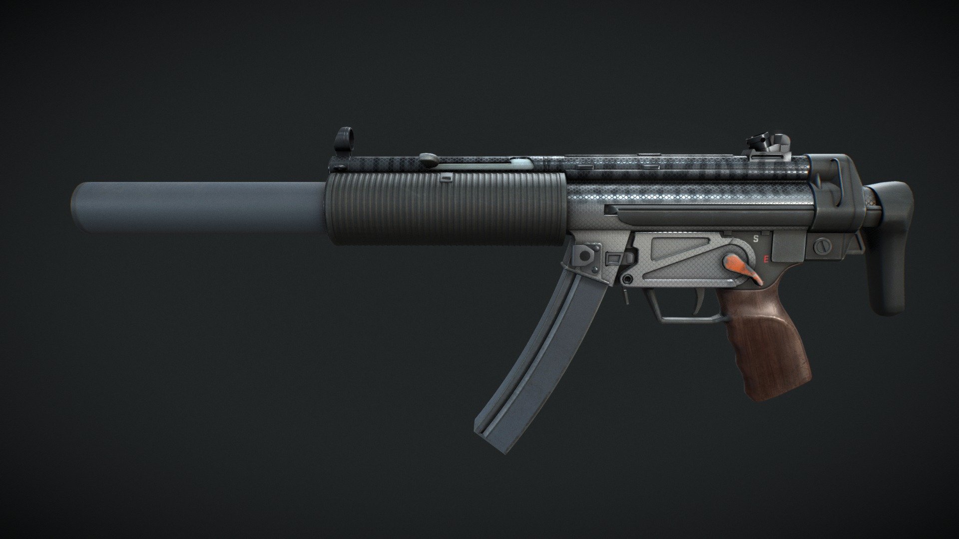 MP5-SD / Scumbria - 3D model by G-99Factory (@ViktorMishin) [baf5e91 ...