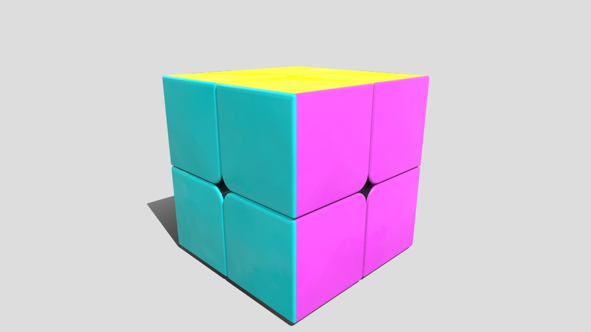 Cube 2x2 - 3D model by Ярослав (@ylevshin.01) [baf674f] - Sketchfab