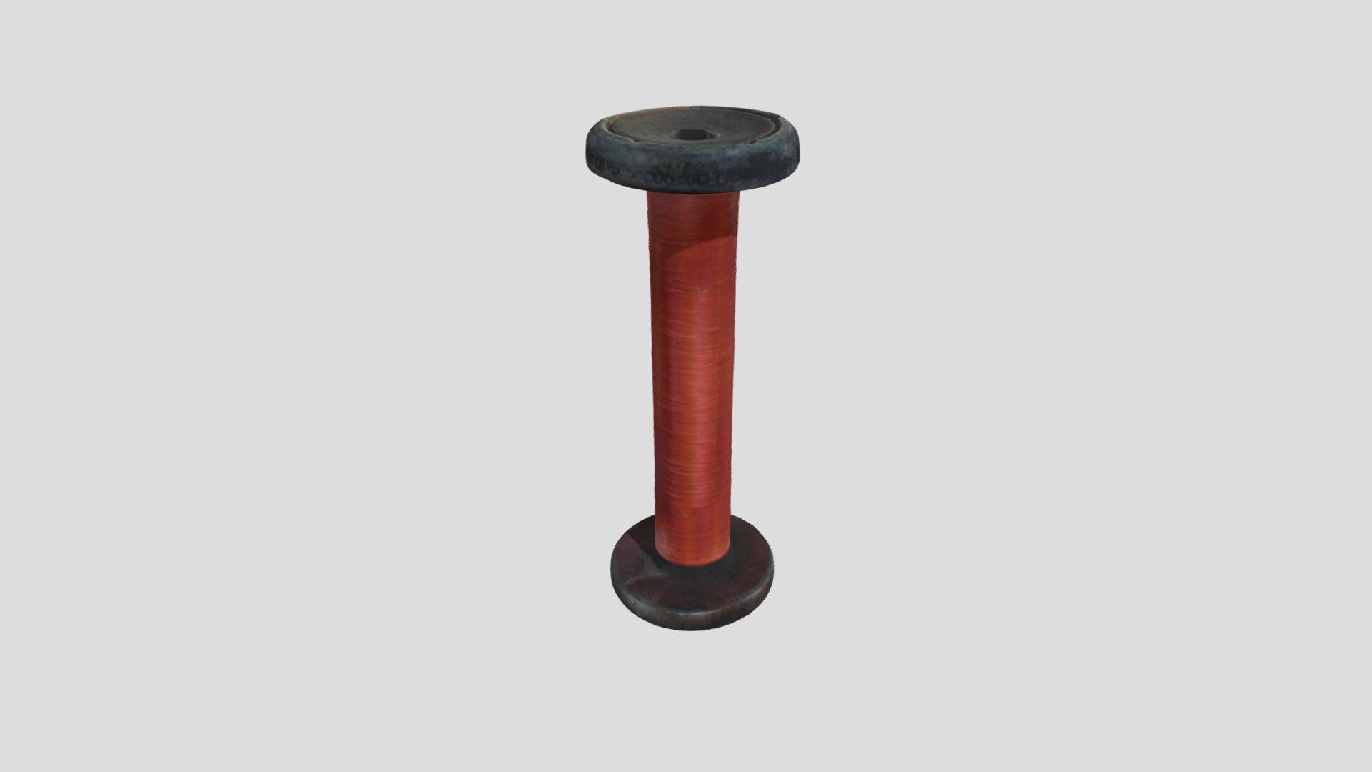 Bobbin with silk yarn - 3D model by Aberdeen City Libraries ...