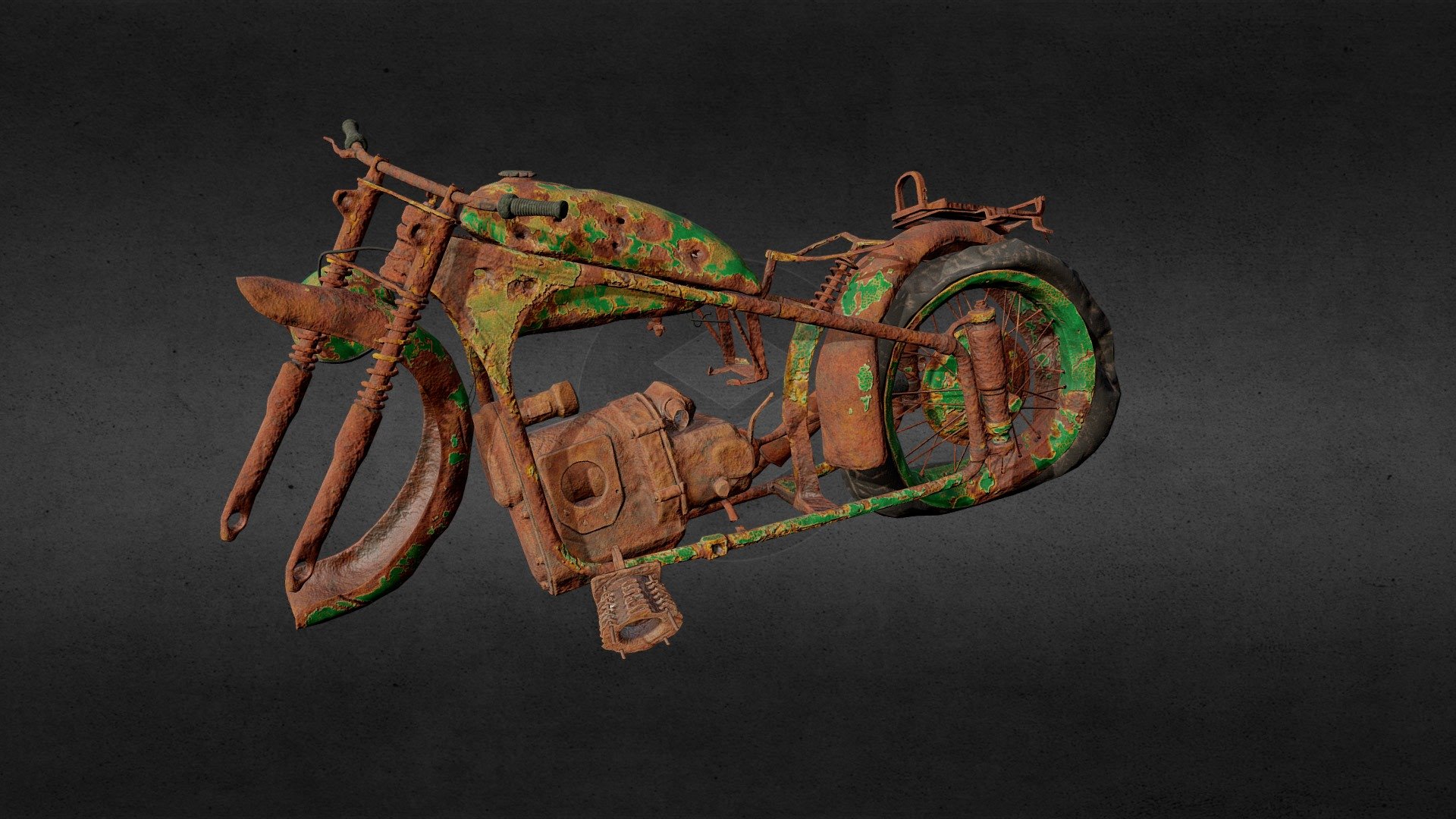 Rusty Moto - 3D model by Alexey (@17099) [baf7215] - Sketchfab