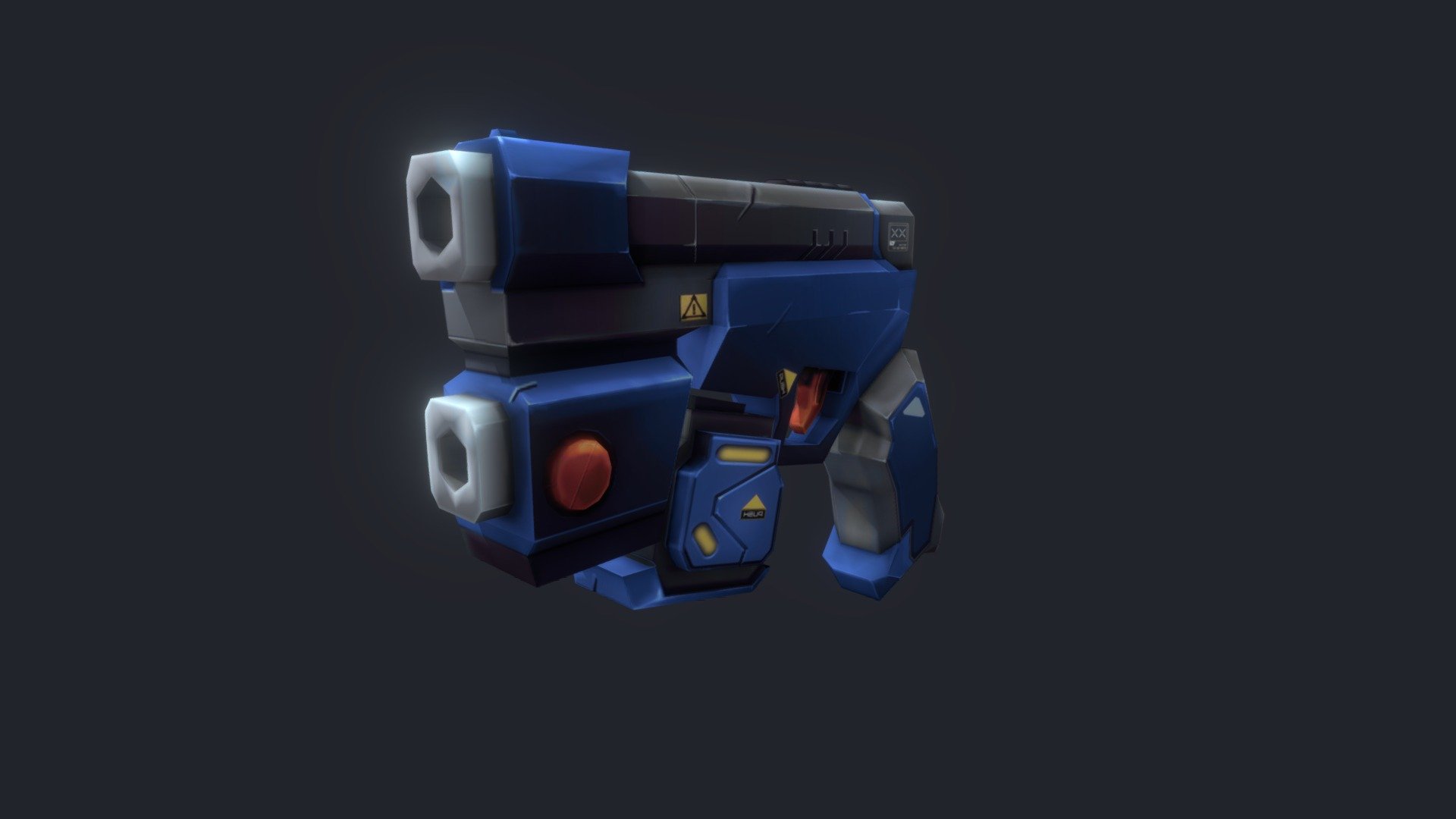 Zx2 Pistol - 3D model by Hen-Woll [baf73ce] - Sketchfab