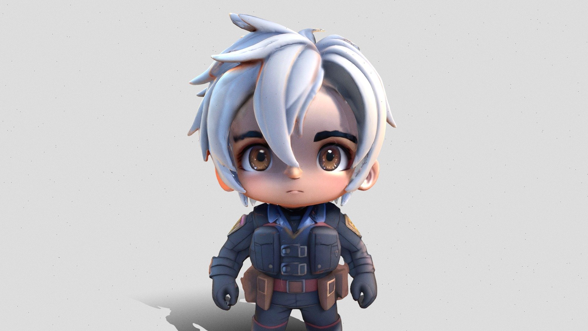 Chibi Security - Download Free 3D model by dartuchiwa [baf74b7] - Sketchfab