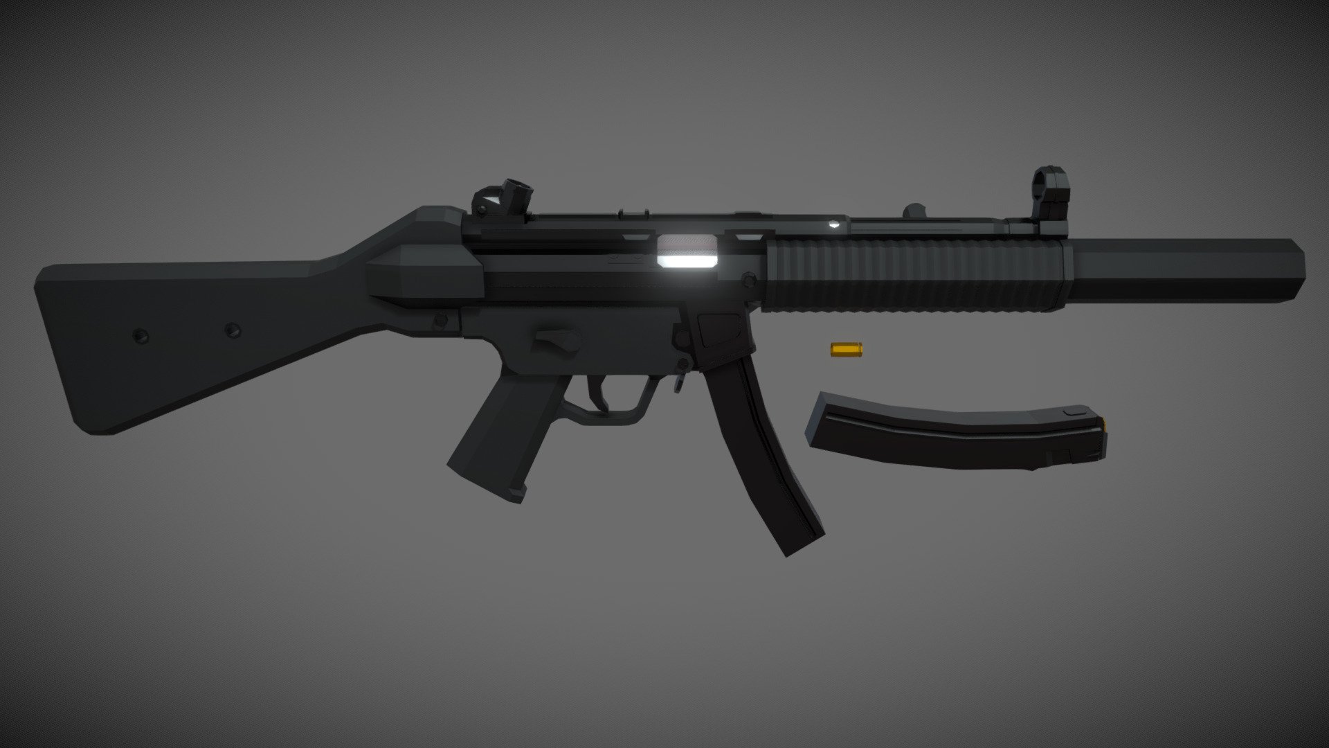 low-poly HK MP5SD - Download Free 3D model by D_U (@DU1701) [baf8e24 ...