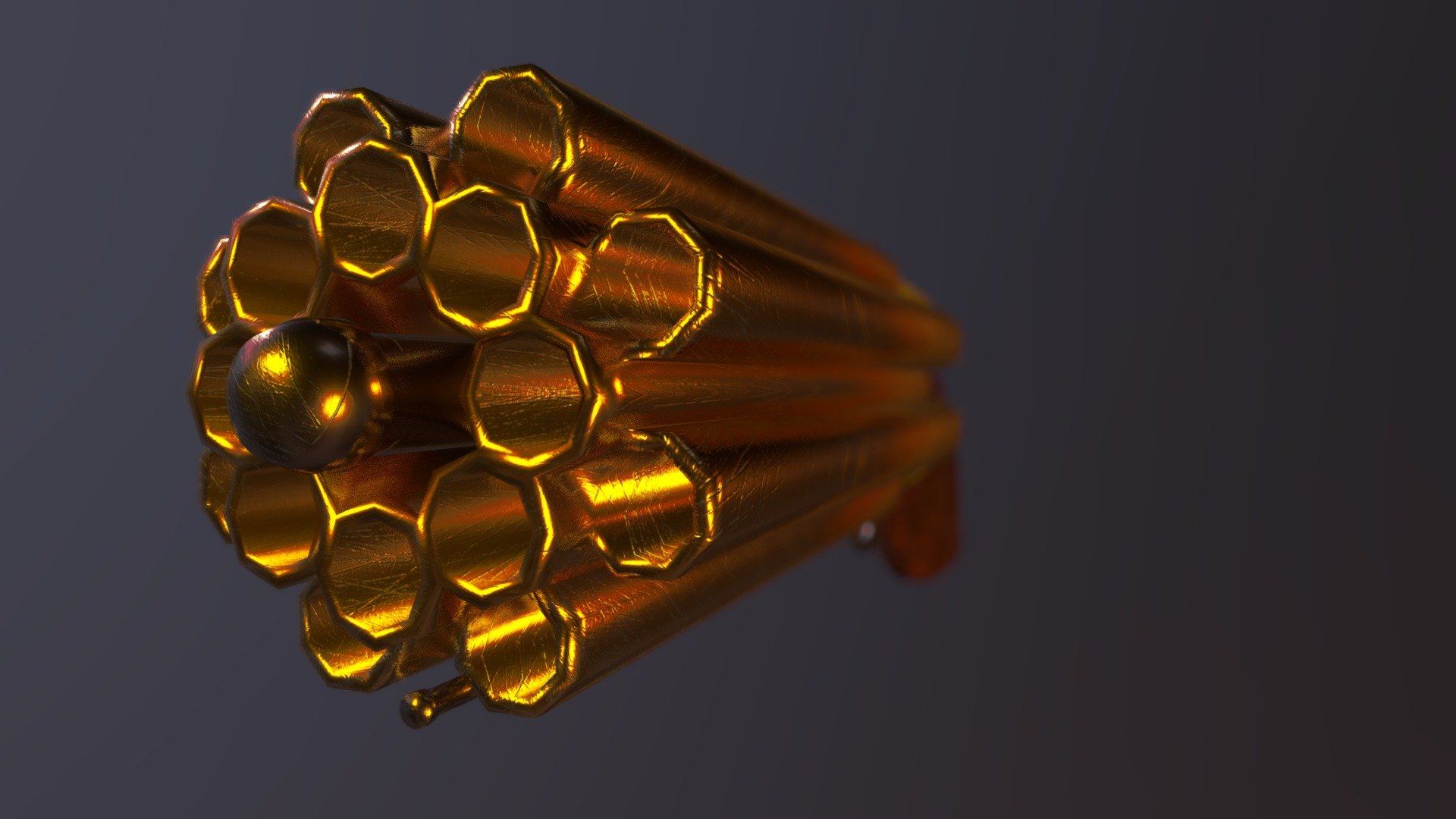 16 Barrel Pistol - Download Free 3D model by Maxi (@dj-depressive ...