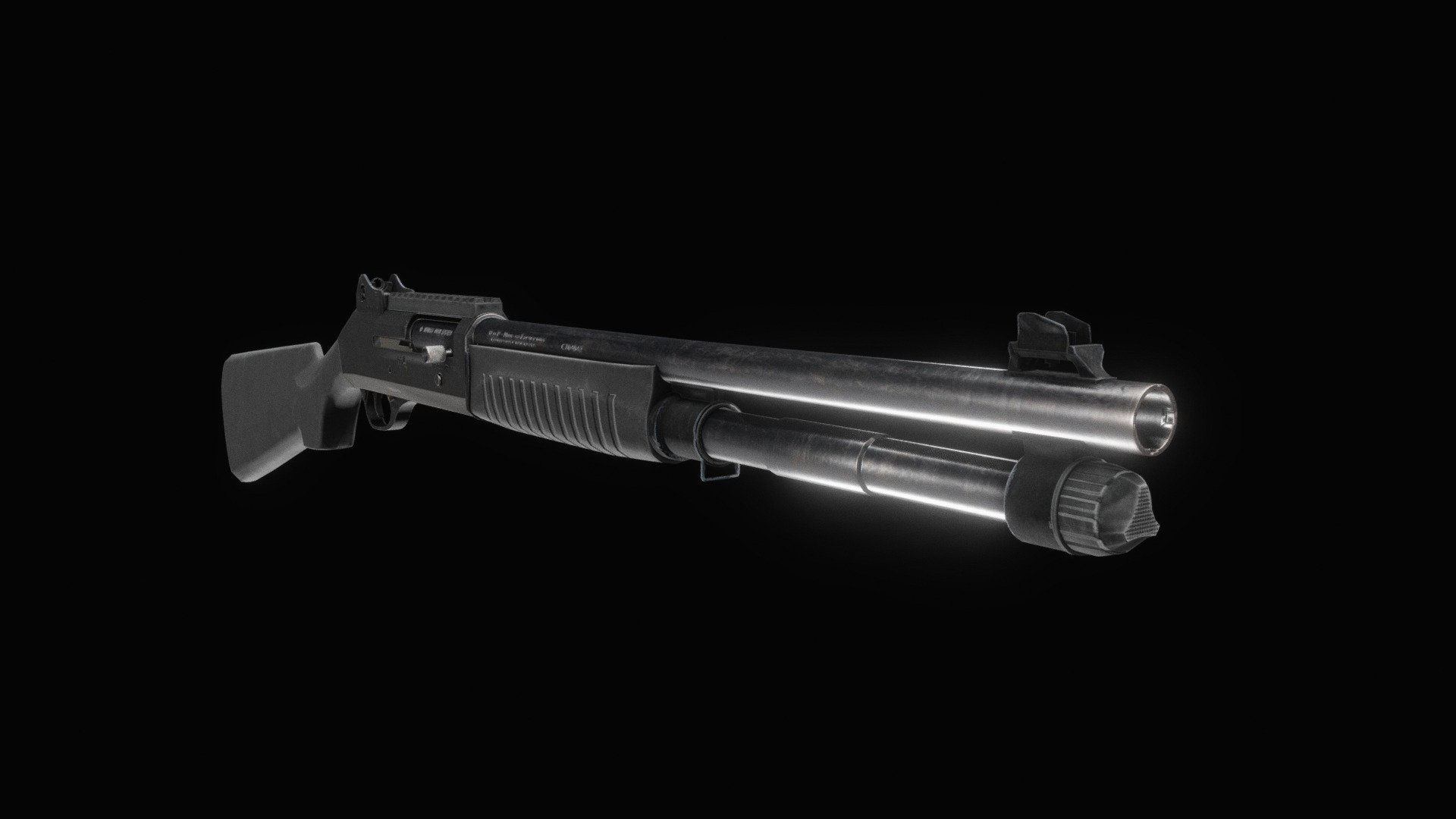 Benelli M4 Super 90 - 3D model by Cacho (@chachis) [bafae77] - Sketchfab