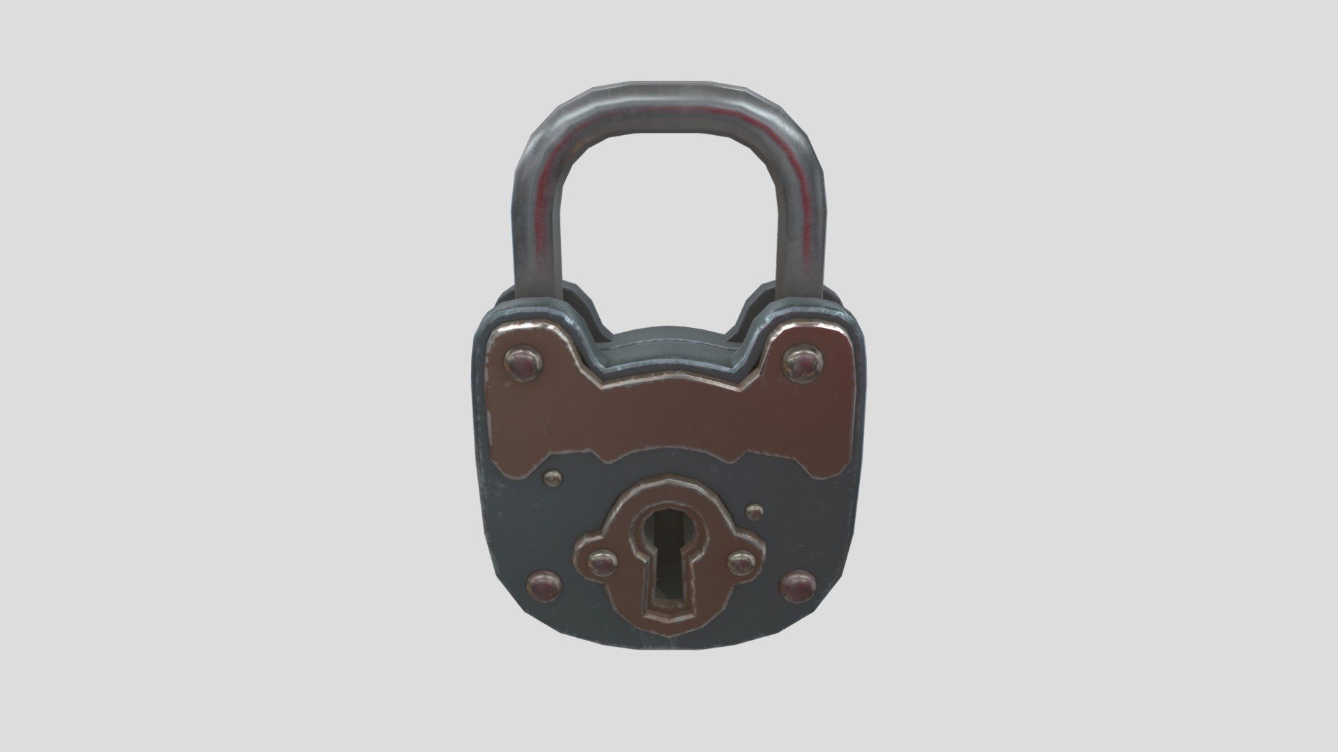 Padlock Old - Download Free 3D model by CookieJar [bafbd0a] - Sketchfab