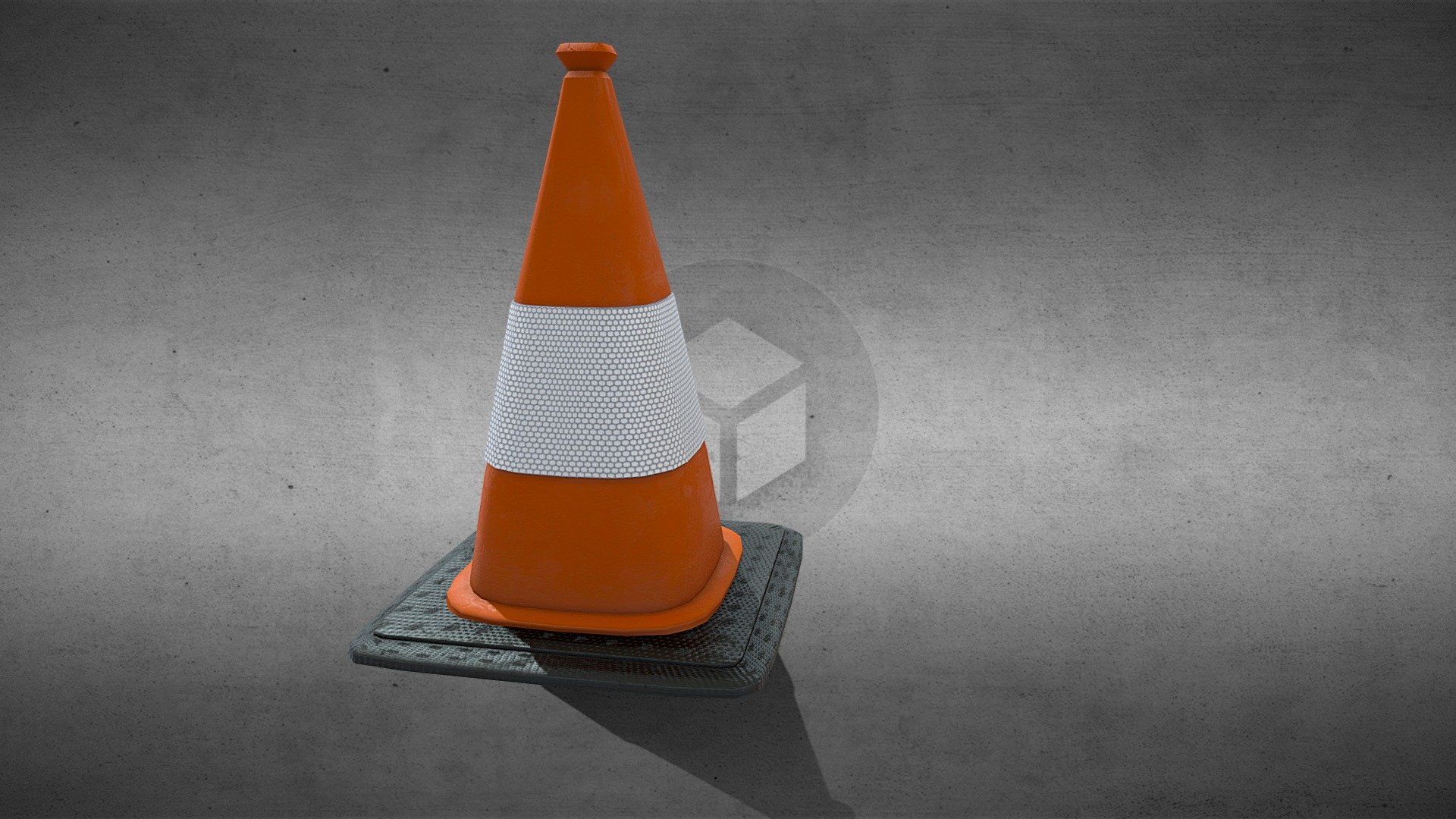 Traffic Cone - 3D model by Jake Doherty (@ThatManStudios) [bafc679 ...