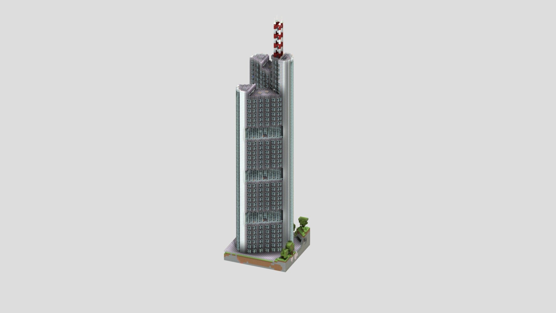 Commerzbank Tower - 3D model by Shimano Teryaki (@shimano_teryaki) [baff68e] - Sketchfab