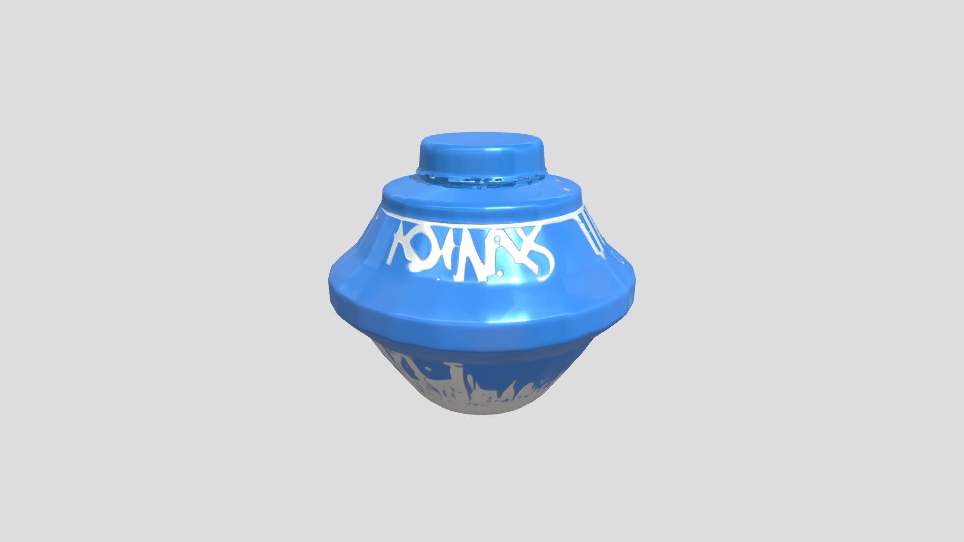 Yakult drink bottle - 3D model by freefir786p [bb00b2a] - Sketchfab