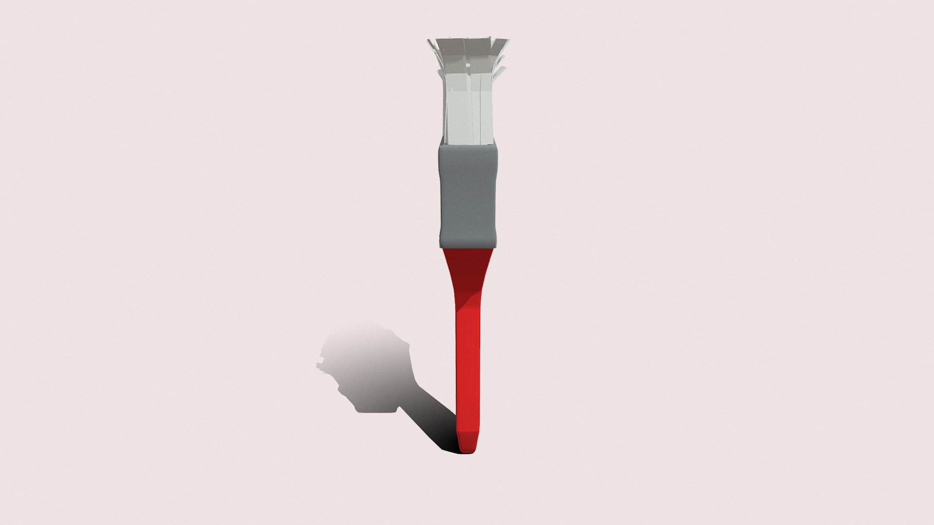 Paint Brush - Download Free 3D model by Kristian West (@KristianWest ...