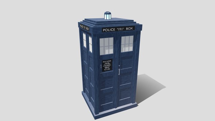 Tardis 3D models - Sketchfab