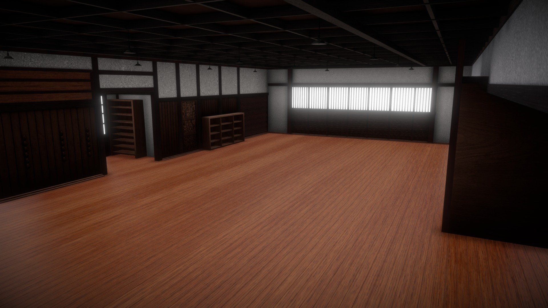 Japanese Training House - Dojo - Buy Royalty Free 3D model by 3D ...