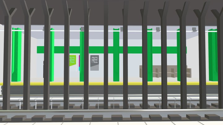 Subway-station 3D models - Sketchfab