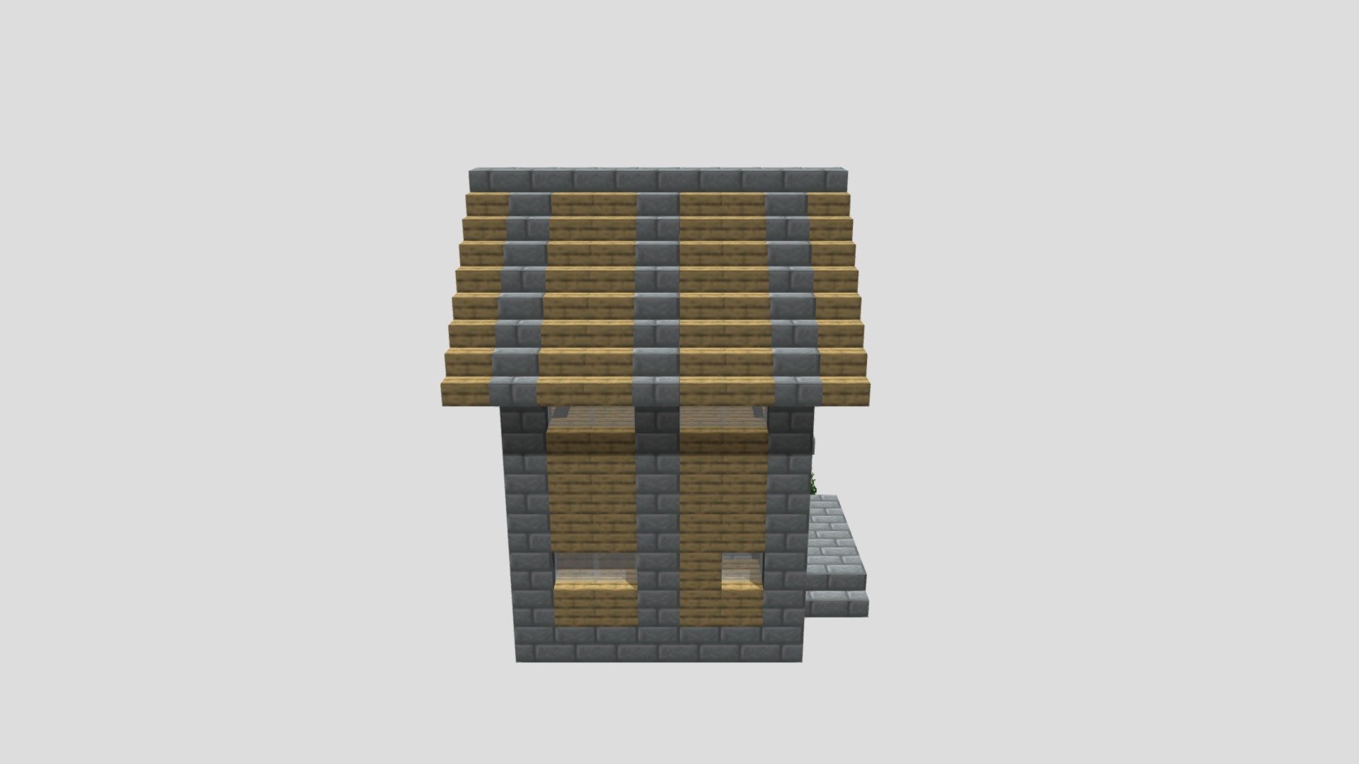 Minecraft House - 3D model by davisisaacjames [bb07efb] - Sketchfab